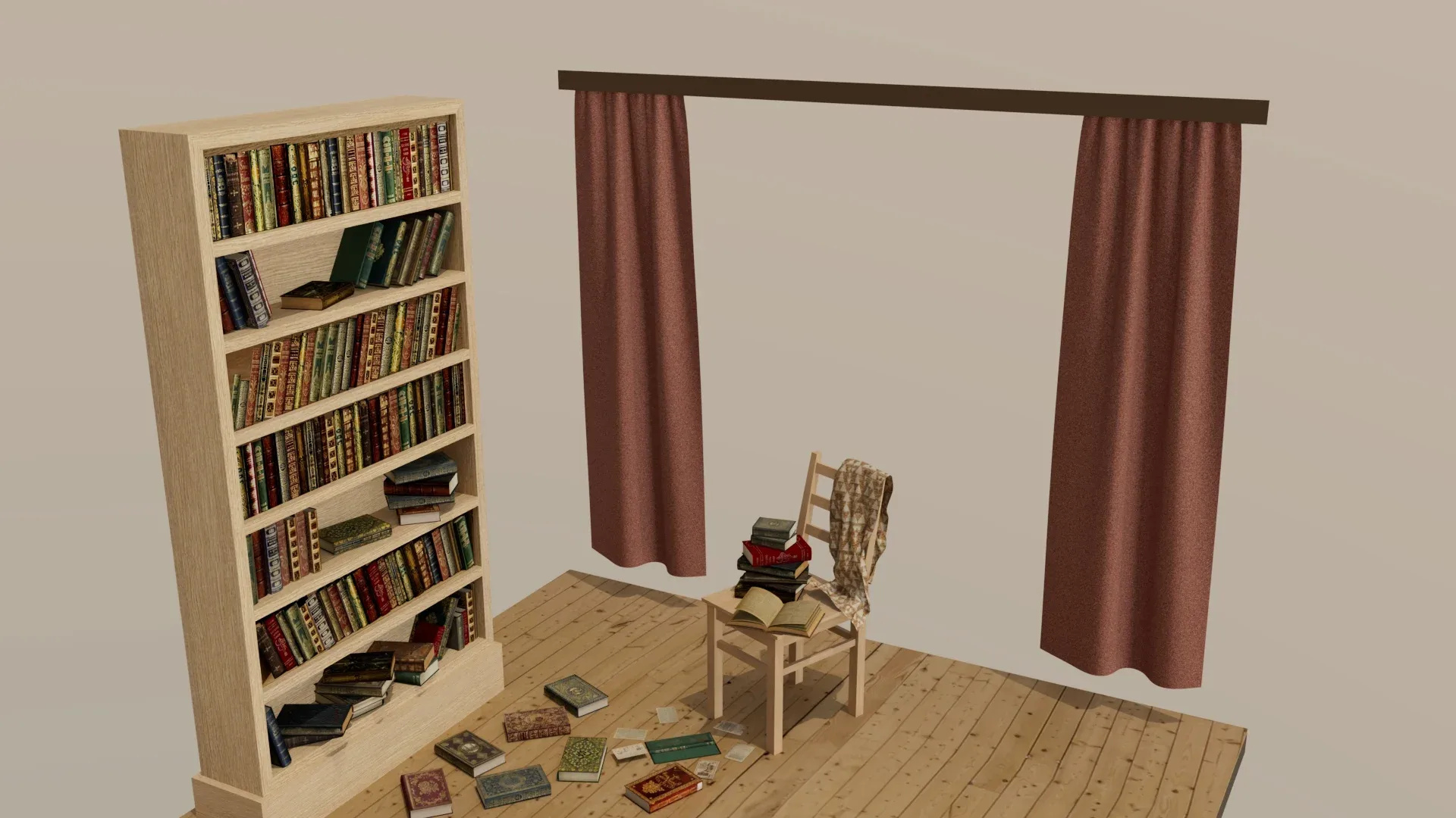 Bookshelf - FlippedNormals