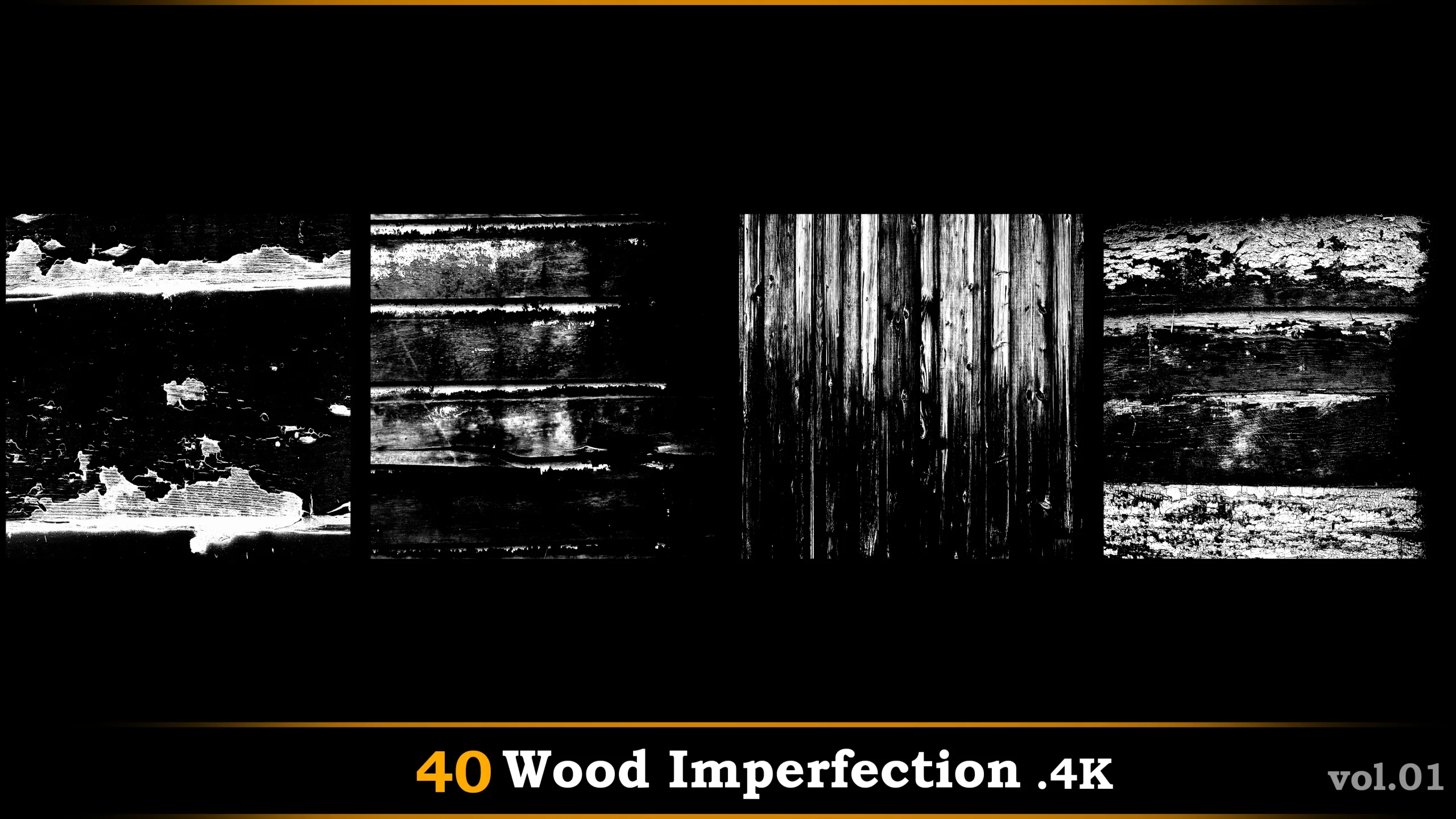 40 Wood Imperfection Maps .4k.vol - FlippedNormals