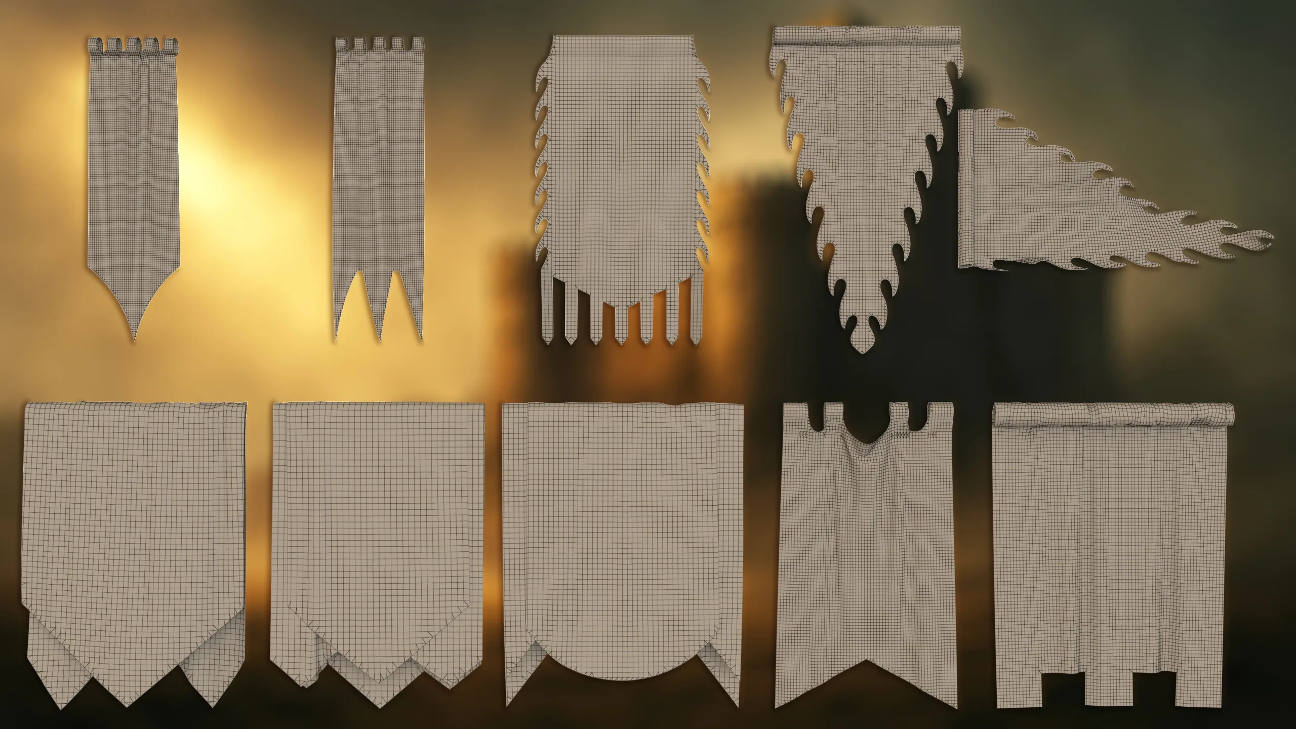 25 Epic Medieval Flags Vol . 1 - FlippedNormals