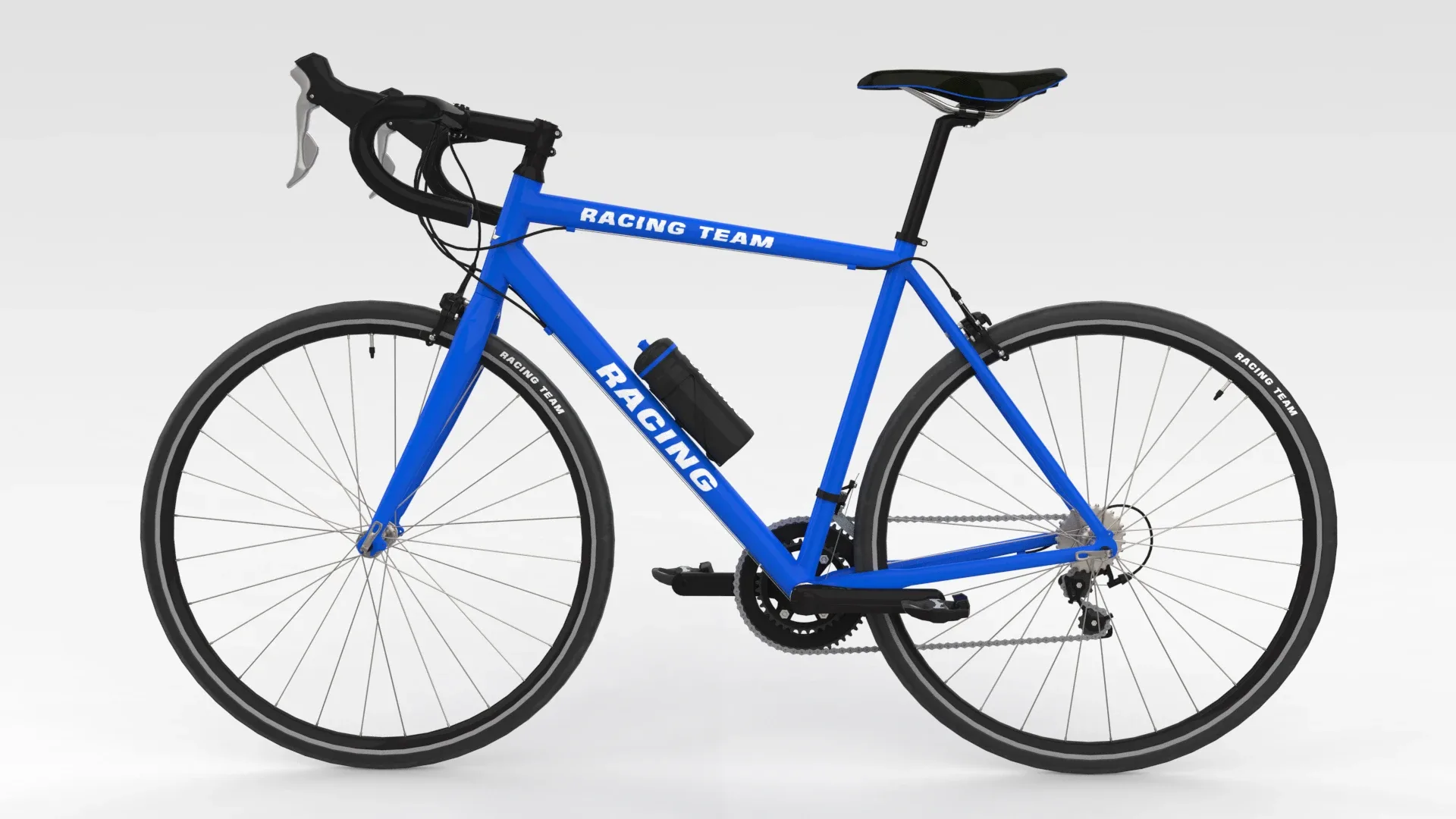 Racing Bicycle - Blue - FlippedNormals