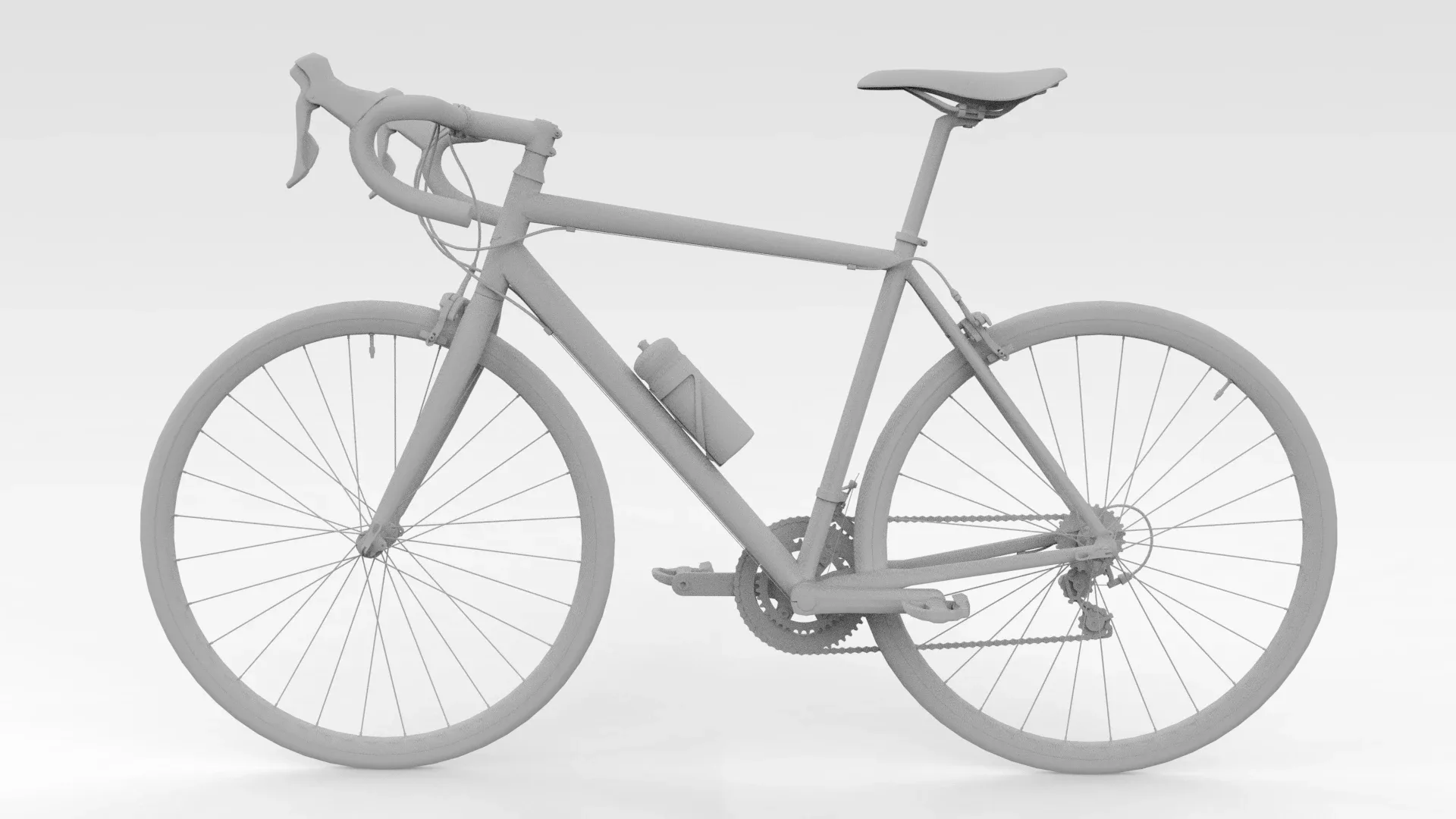 Racing Bicycle - Grey - FlippedNormals