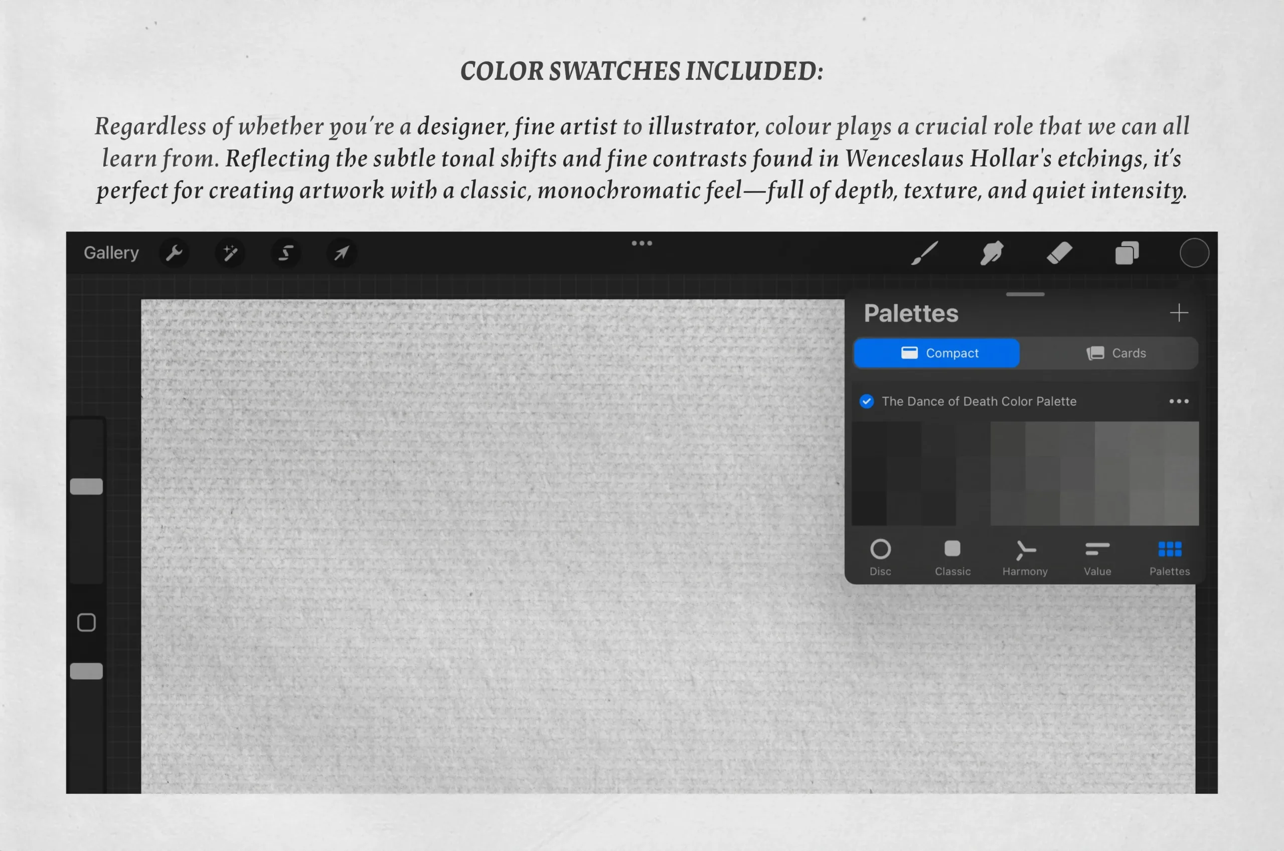 The Dance of Death Procreate Kit - FlippedNormals