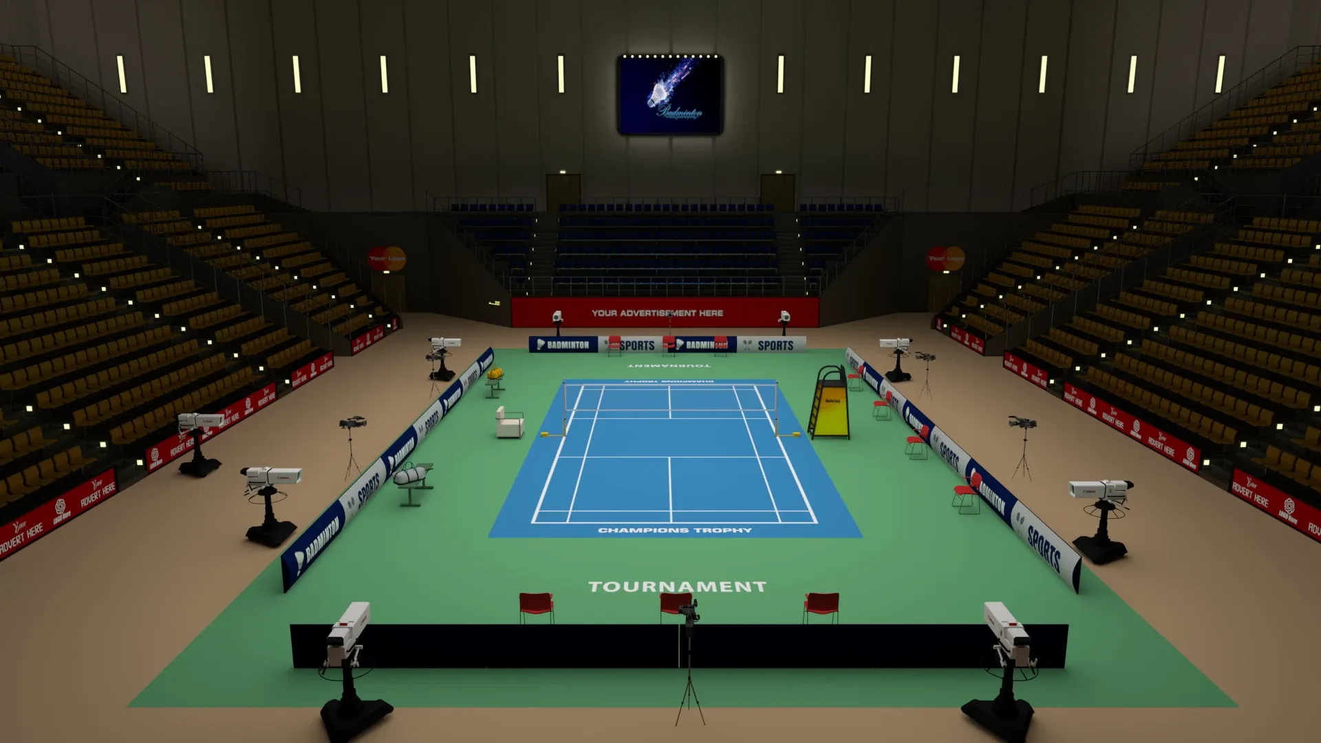 Badminton Stadium - FlippedNormals