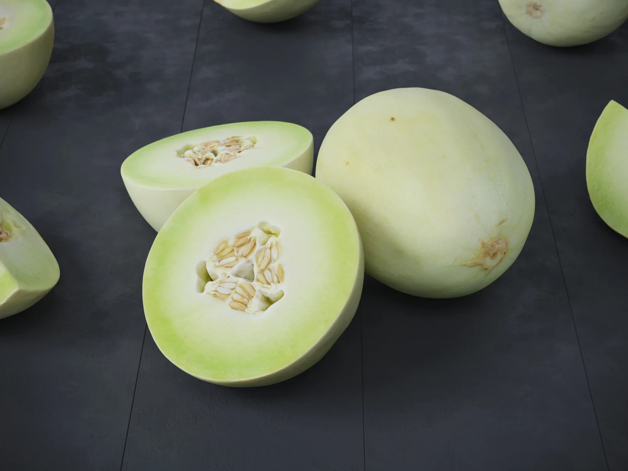 Honeydew Melon 12 Models - FlippedNormals