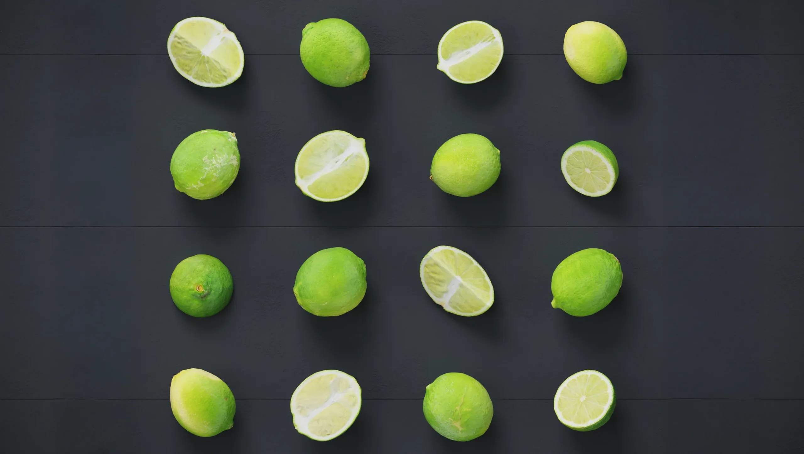 Lime Fruit 15 Models - FlippedNormals