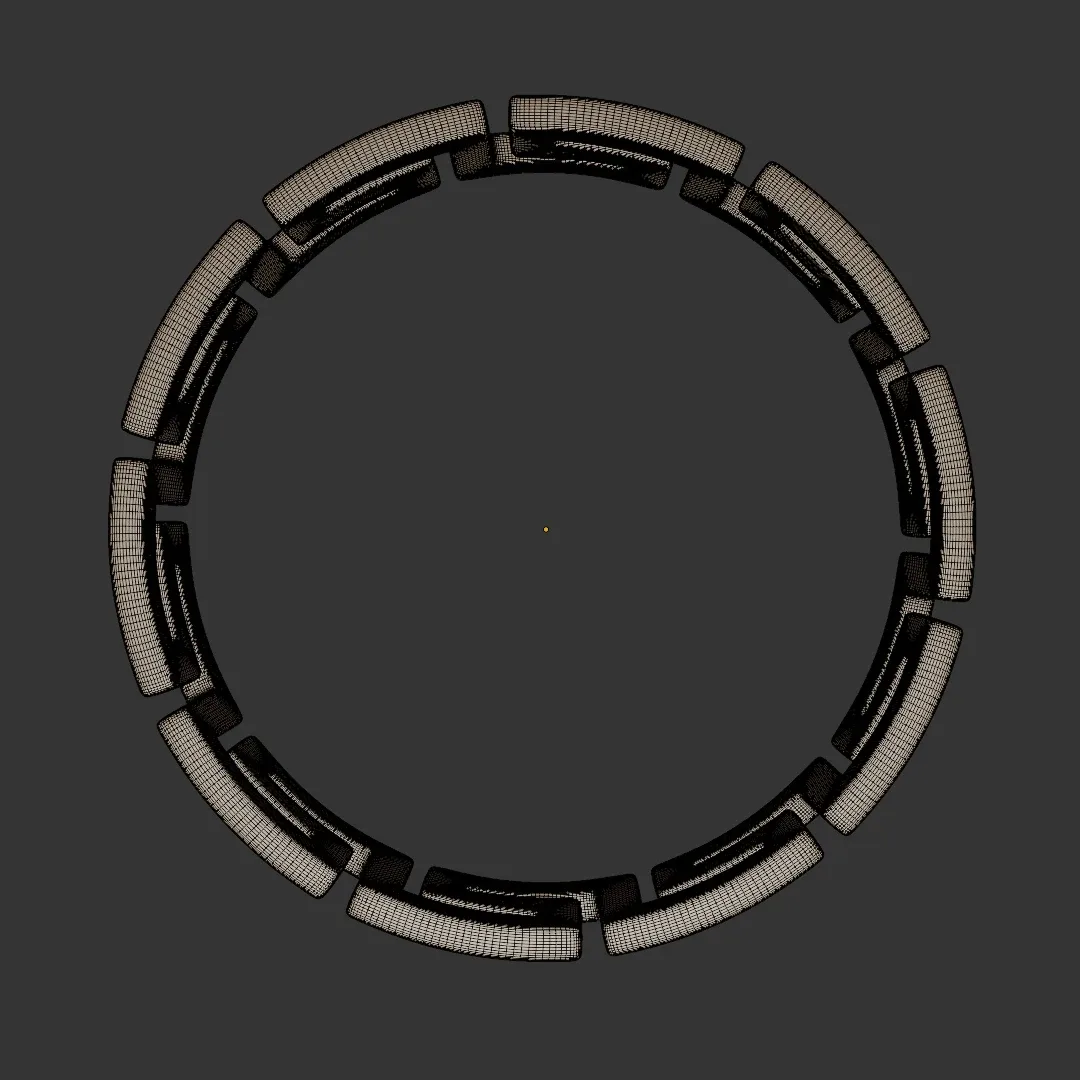 Greek Key Maze Ring For Printing - FlippedNormals