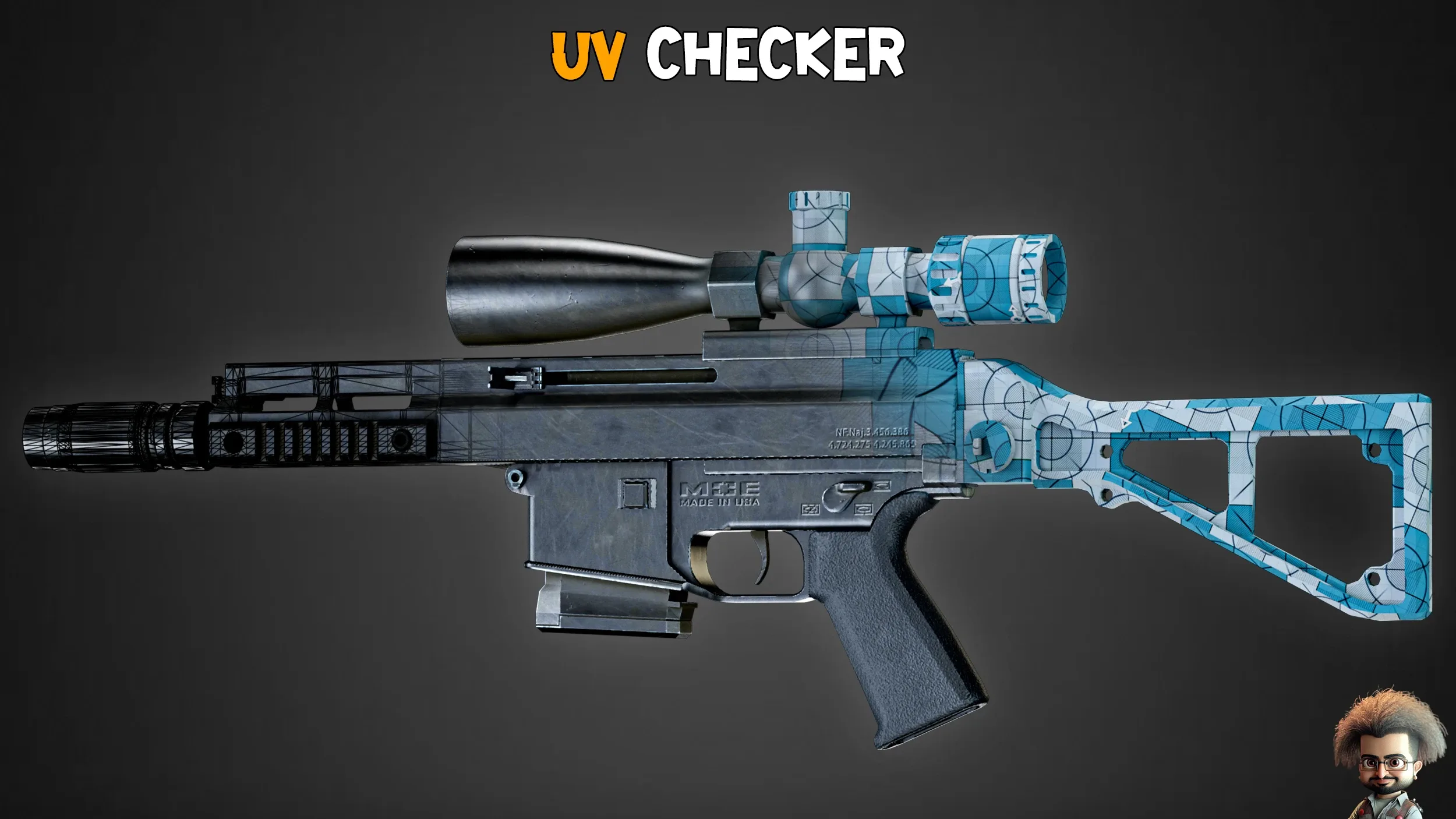 20 Game-Ready Modern Gun + Texture - FlippedNormals