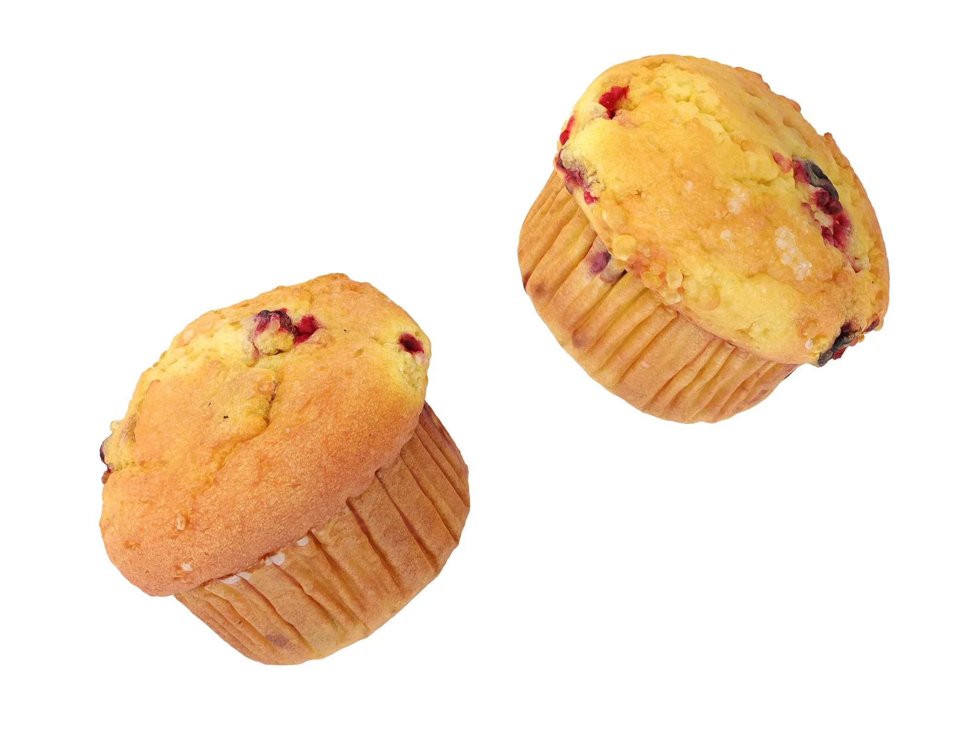 Blueberry Muffins 4 Models - FlippedNormals