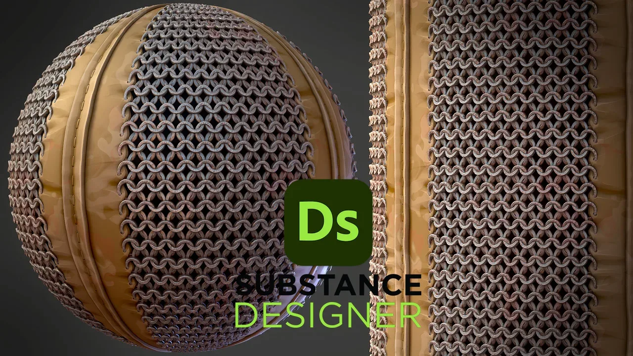 Stylized Chainmail - Substance - FlippedNormals