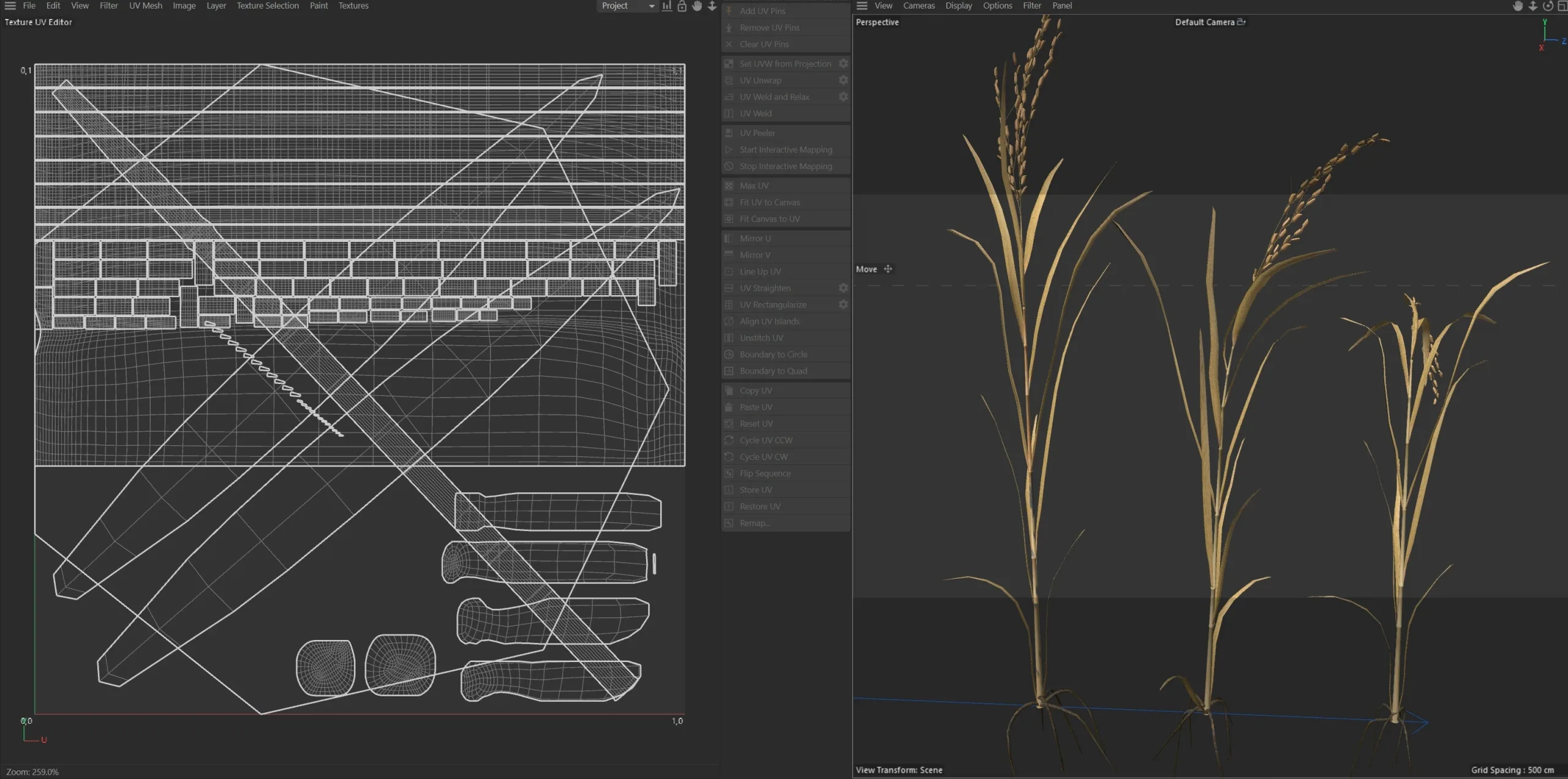 dried rice stalk - FlippedNormals