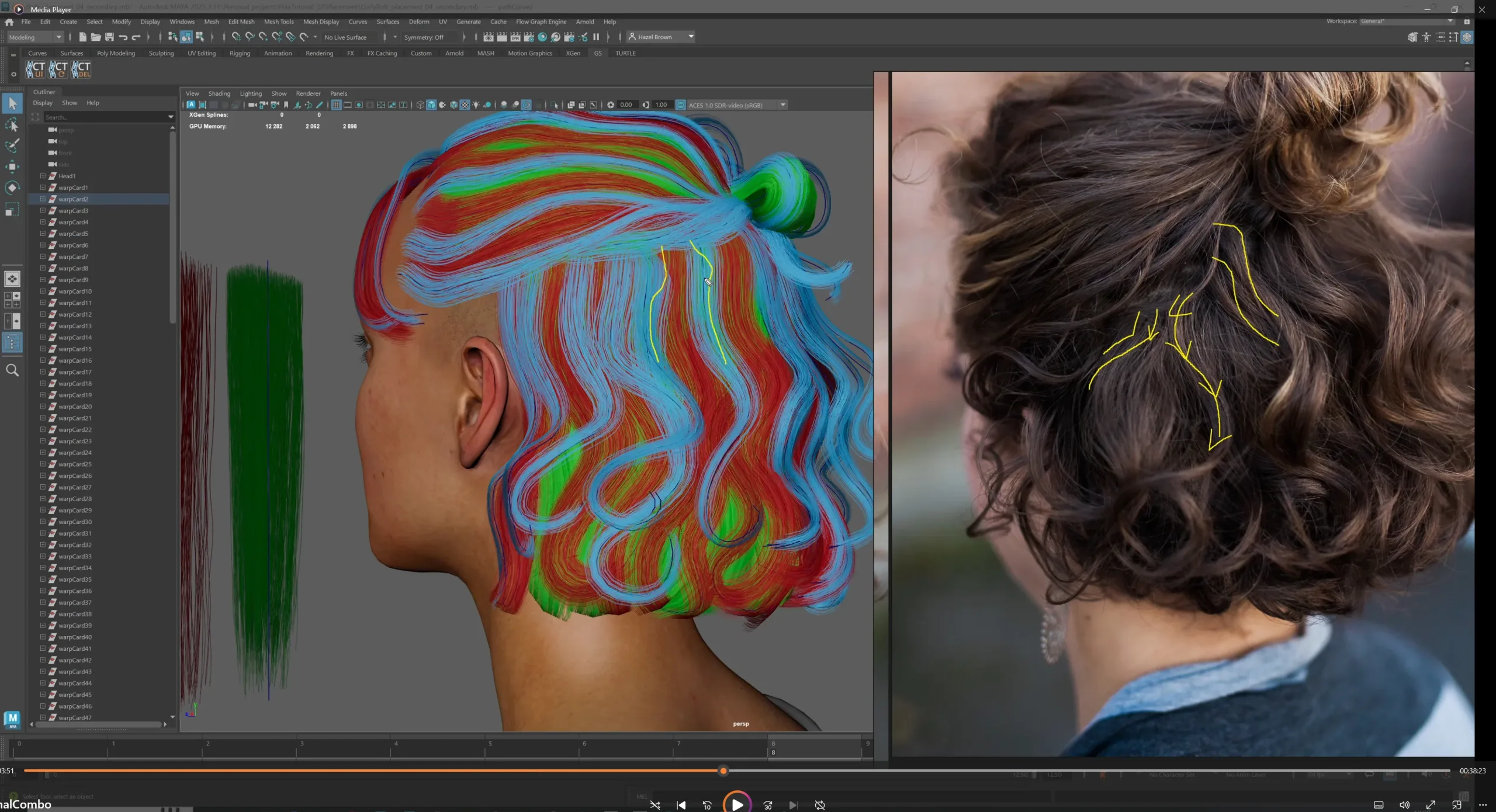 Advanced realtime hair tutorial - FlippedNormals