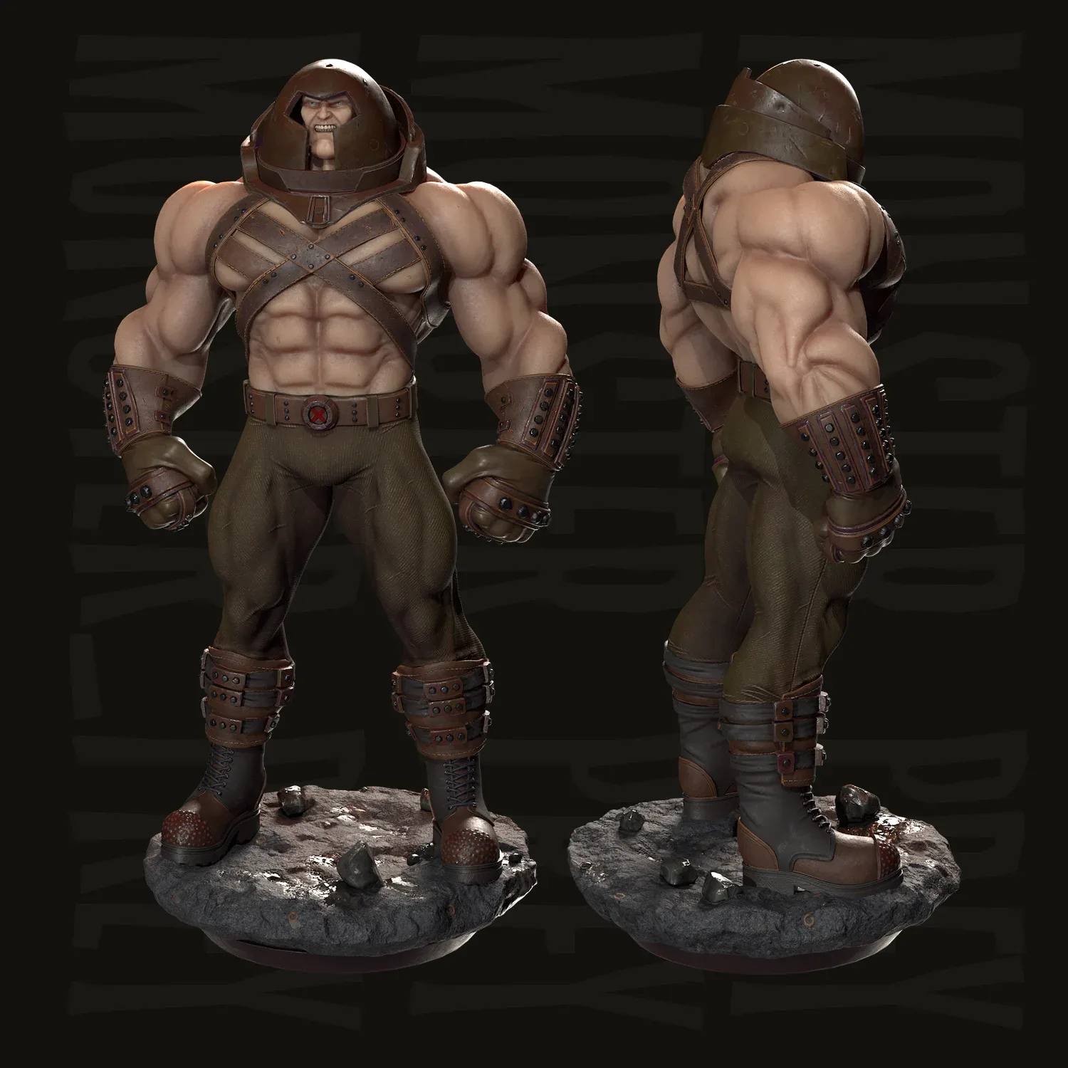 Juggernaut 3D Print Model - FlippedNormals