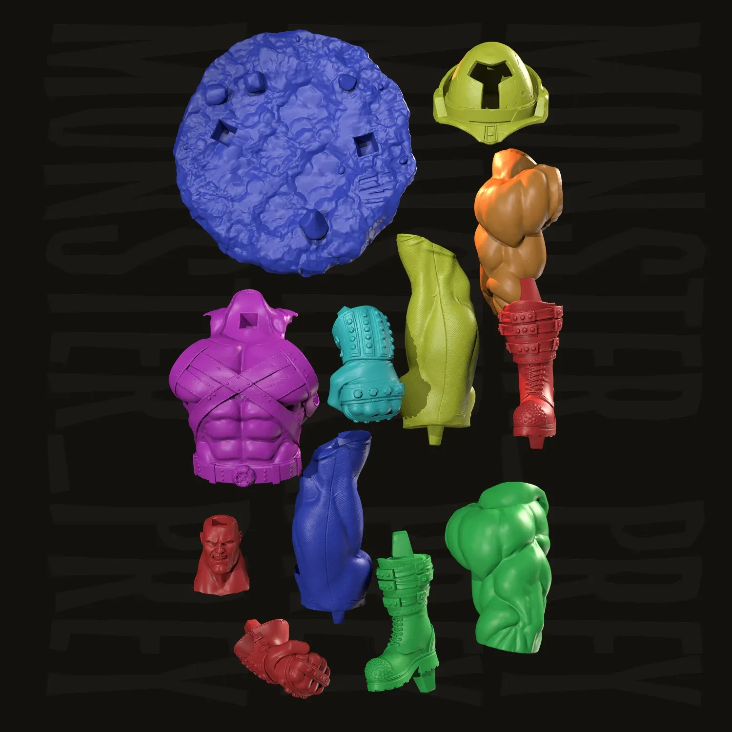 Juggernaut 3D Print Model - FlippedNormals