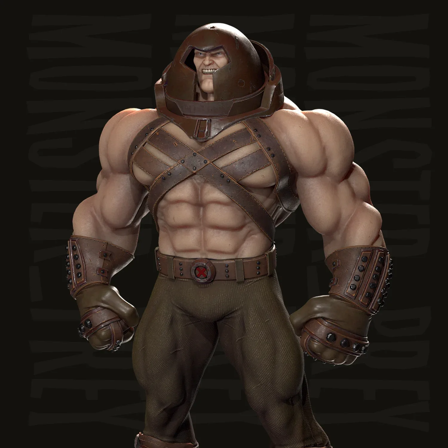 Juggernaut 3D Print Model - FlippedNormals