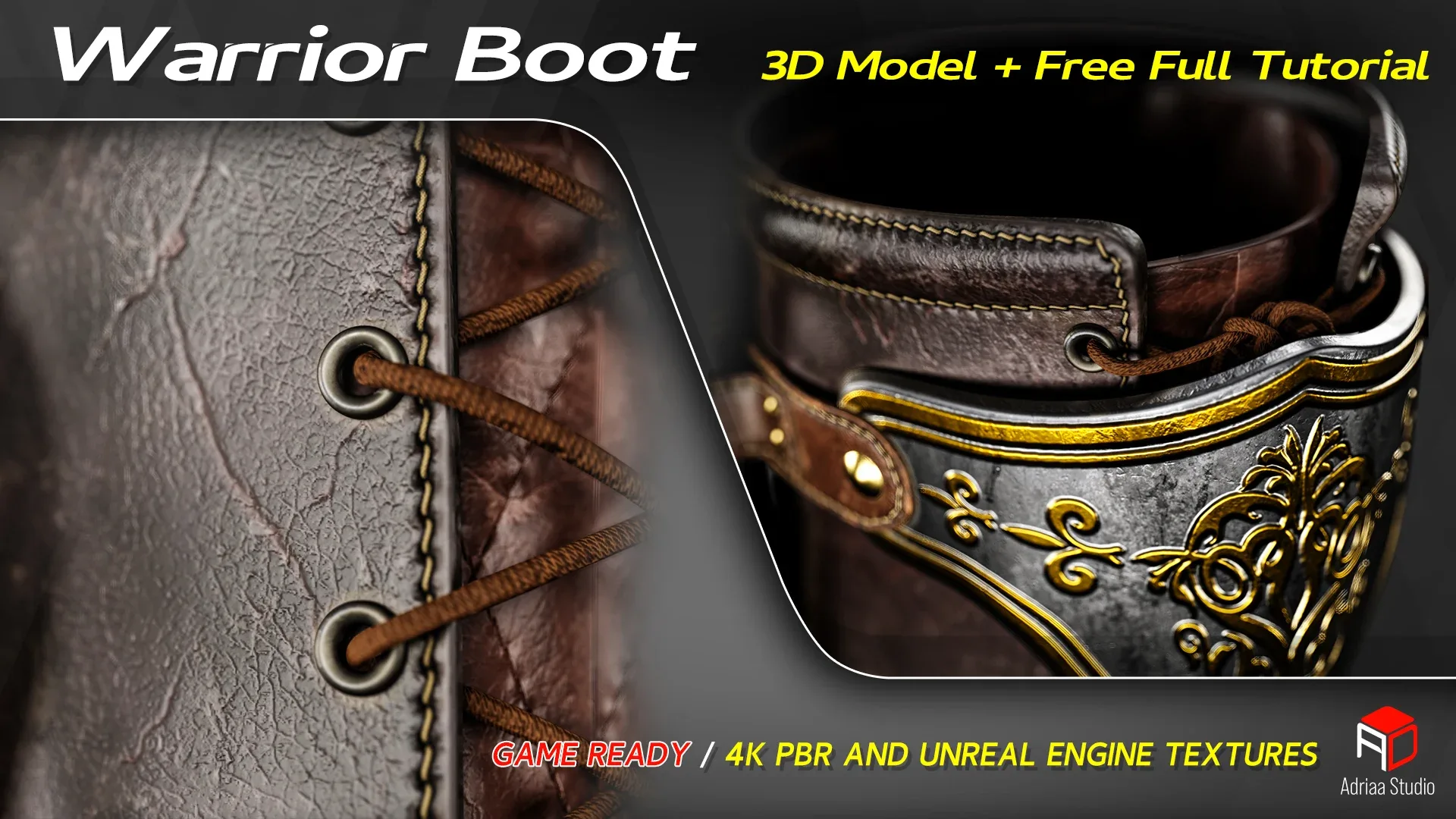 Warrior Boot / 3D Model + Free - FlippedNormals