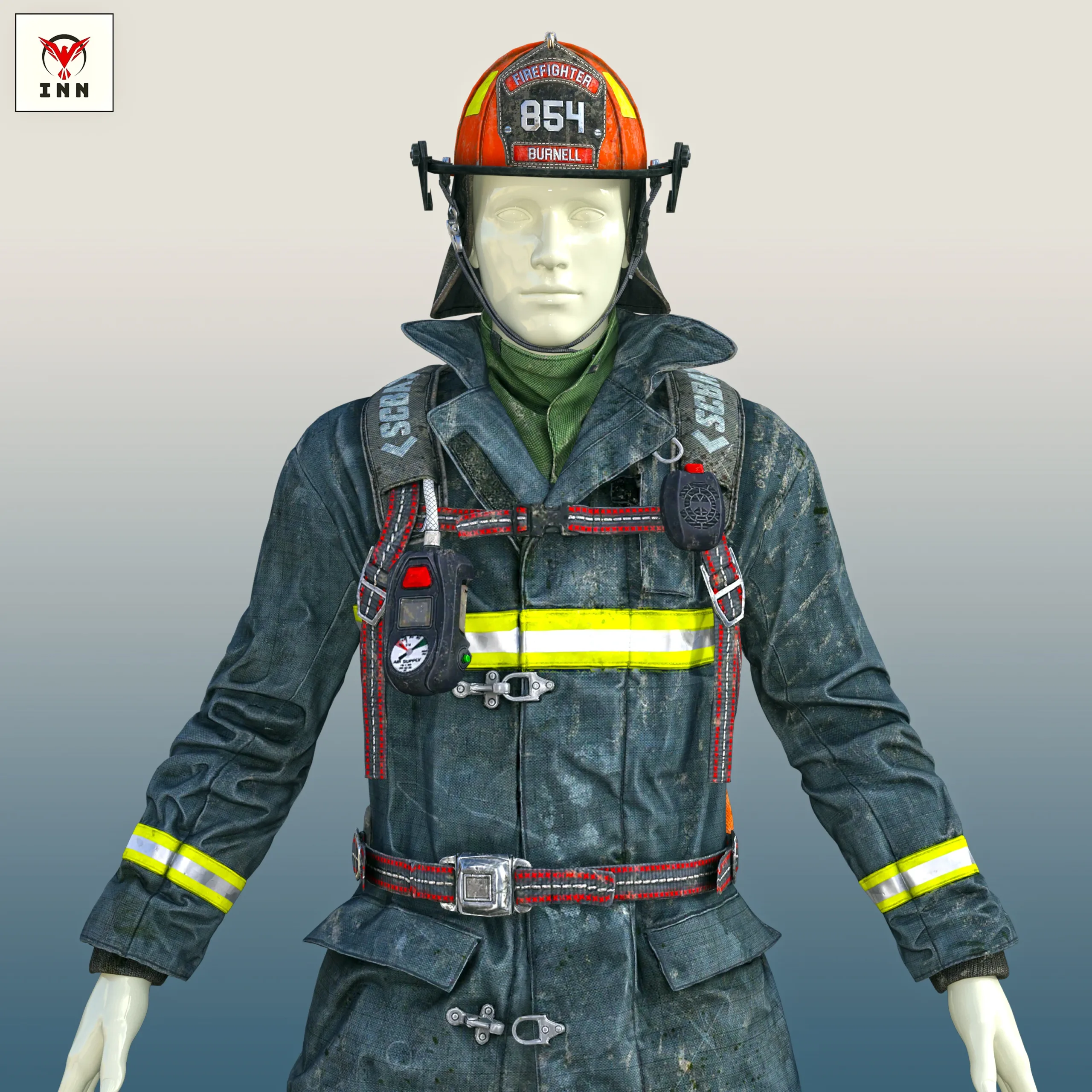 Everyday - Firefighter Outfit for - FlippedNormals
