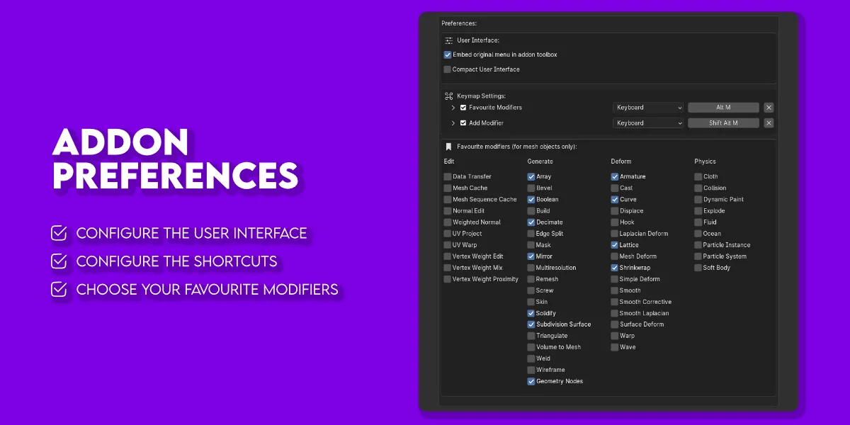 Modifiers Toolbox (Blender Addon) - FlippedNormals
