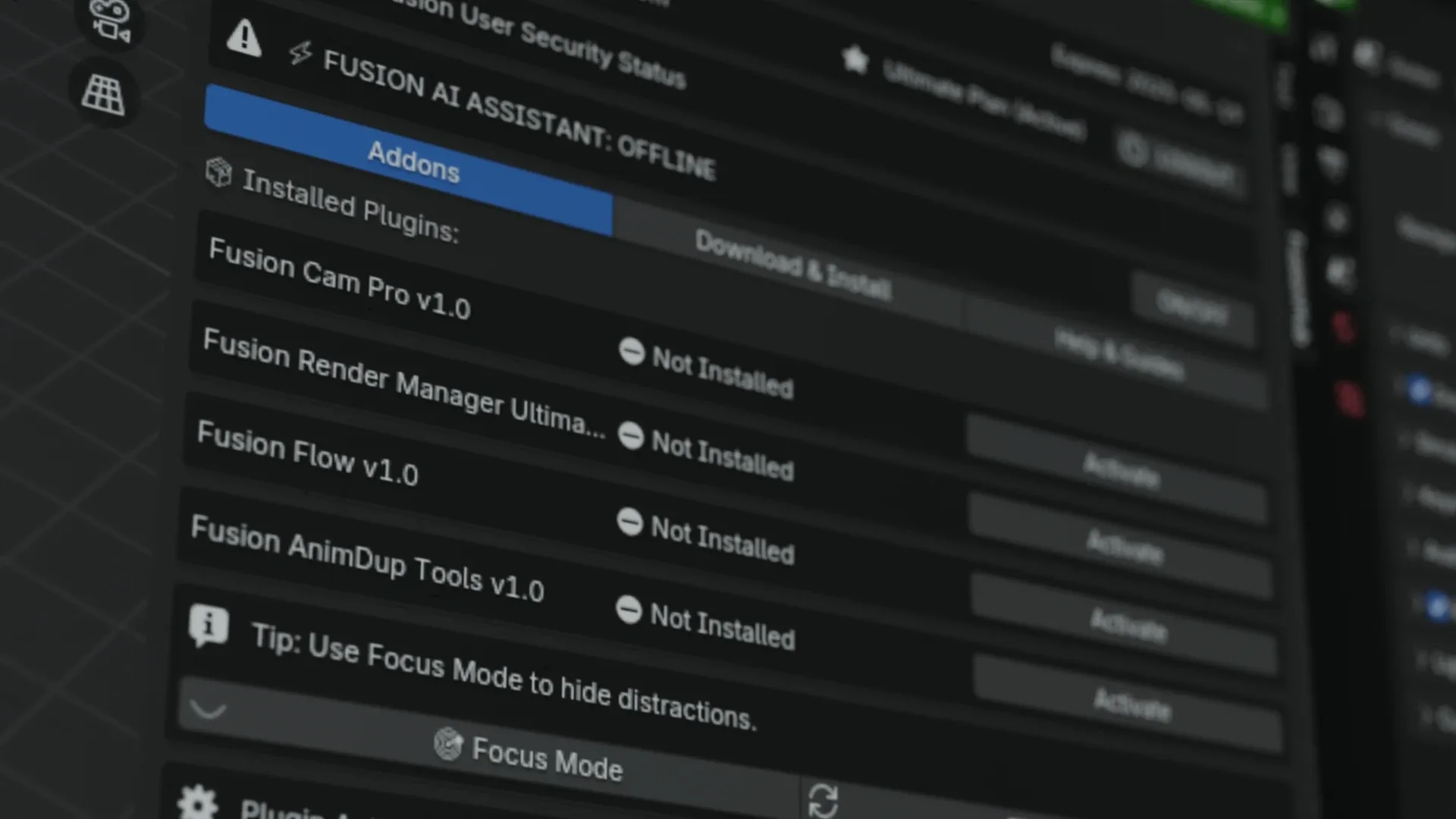Fusion Hub Plus V1.0 | Experience - FlippedNormals