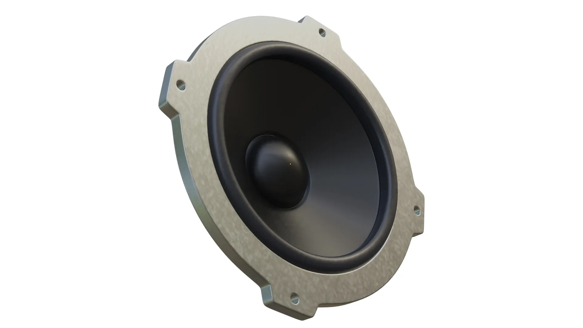 Powerful speaker set 3d model mid - FlippedNormals