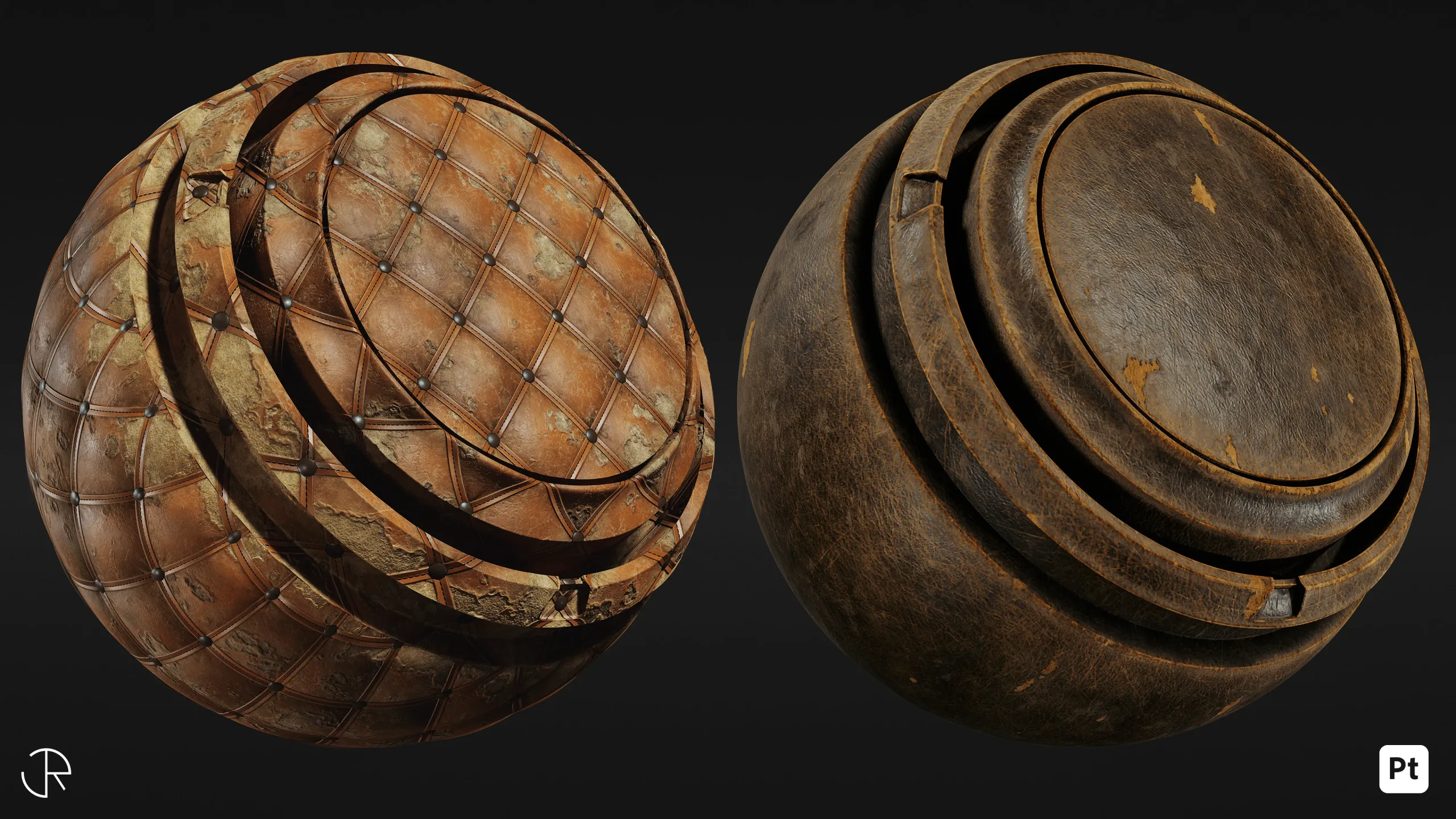Leather Signature Materials Substance - FlippedNormals