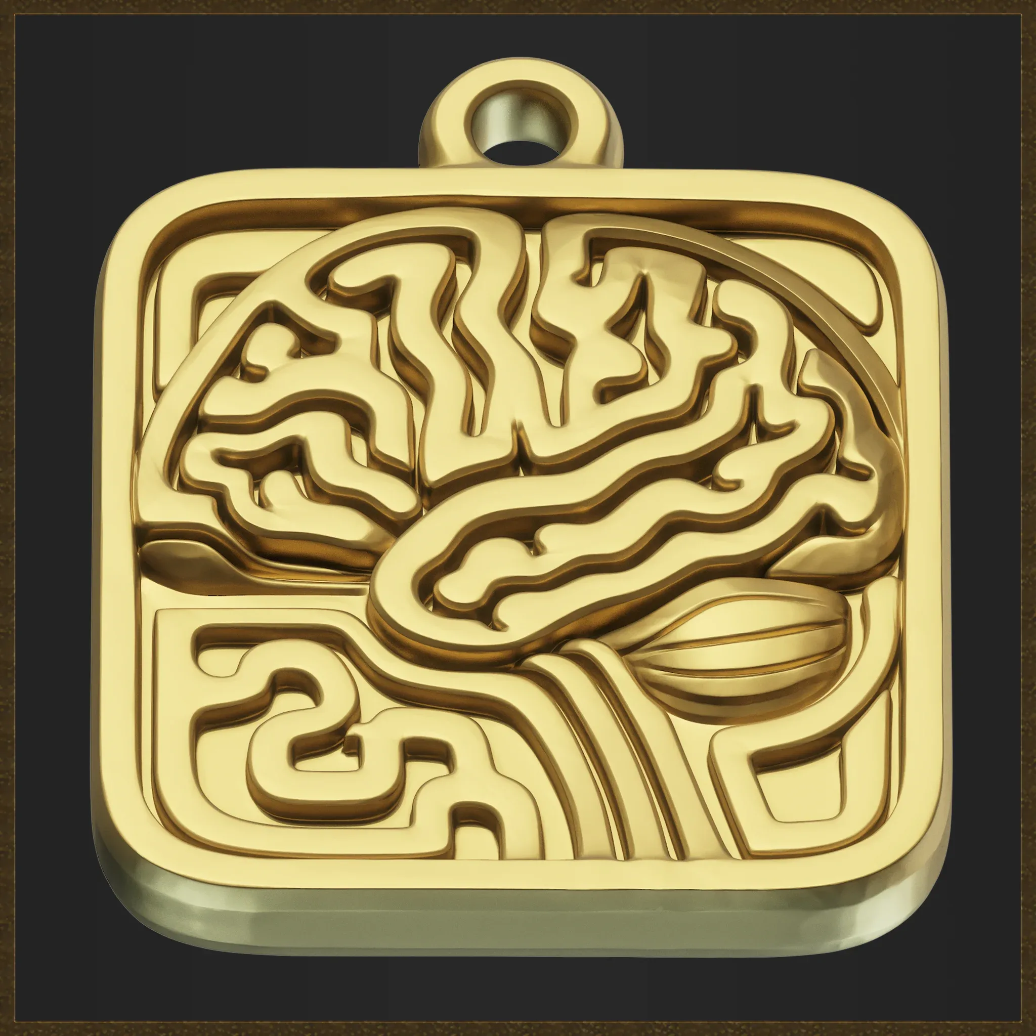 Abstract Science Medallion - FlippedNormals