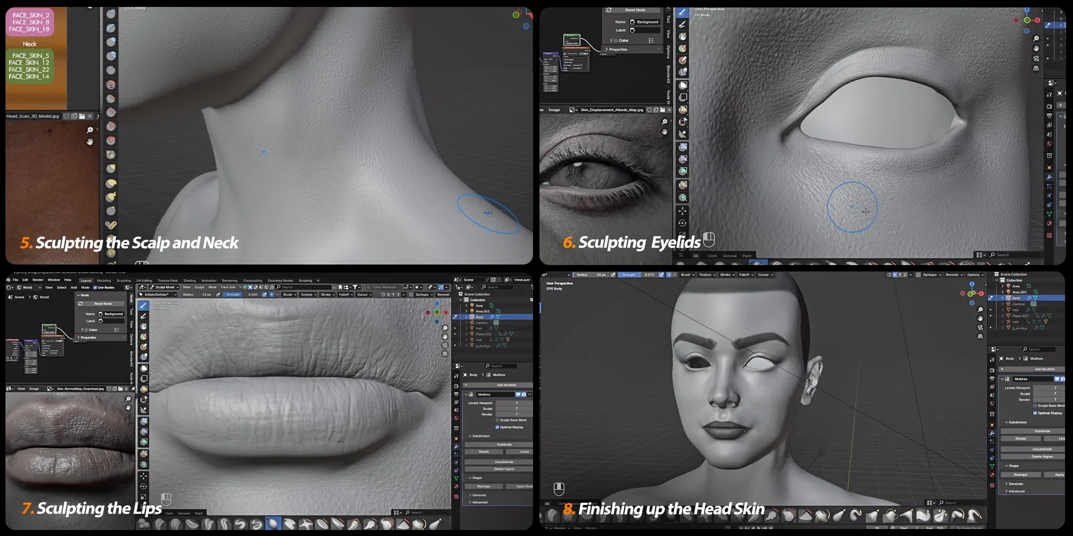 Full Body & Face Skin Sculpting - FlippedNormals