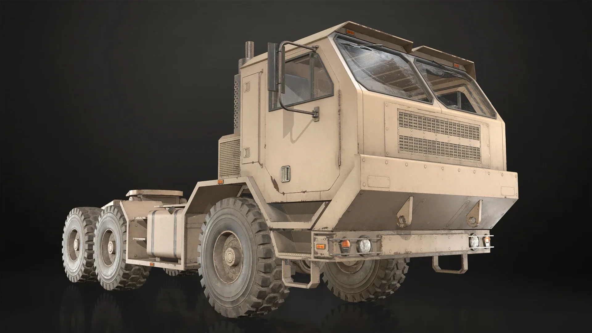 Military Truck V1 - Tractor - FlippedNormals