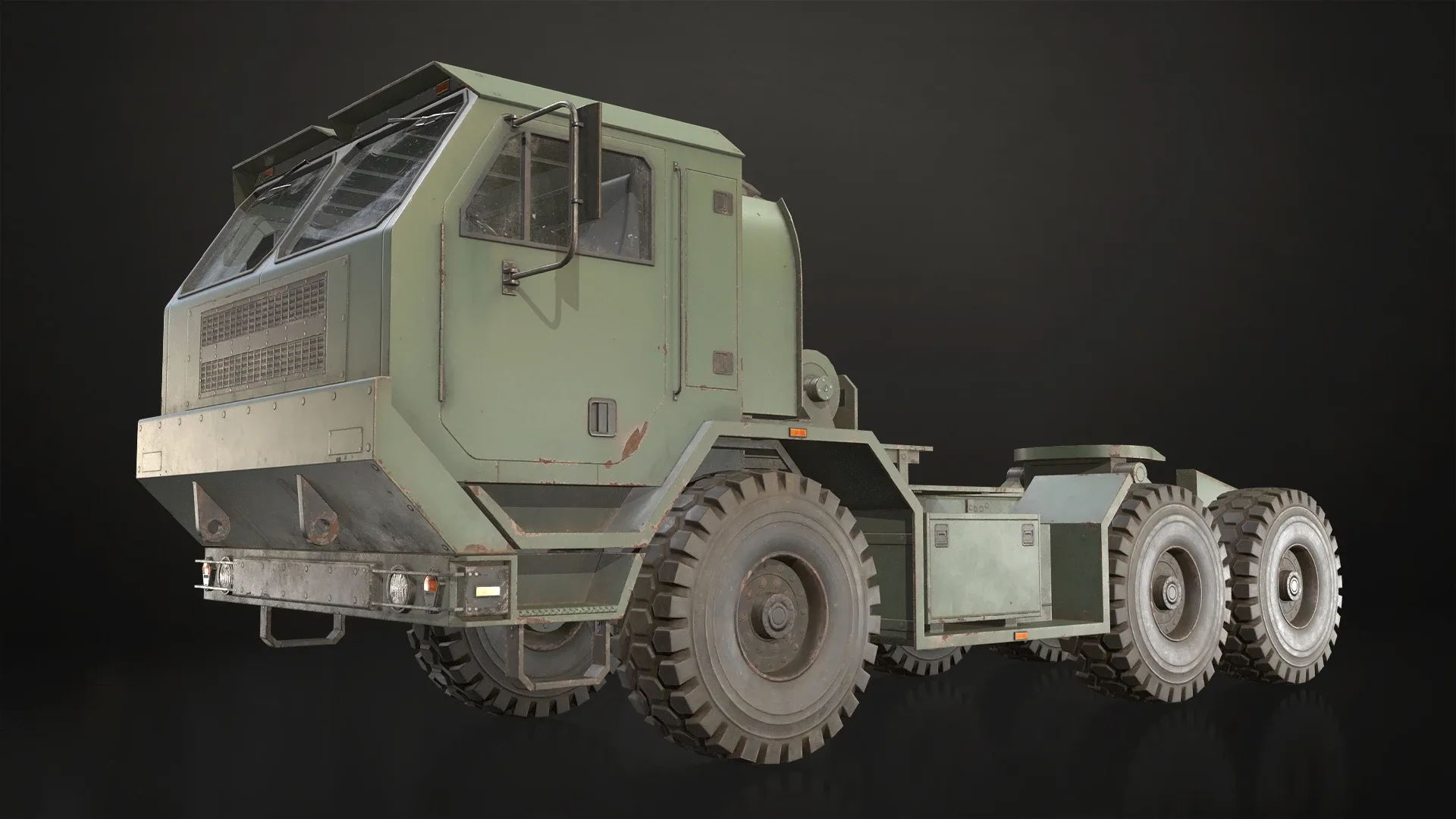 Military Truck V1 - Tractor - FlippedNormals