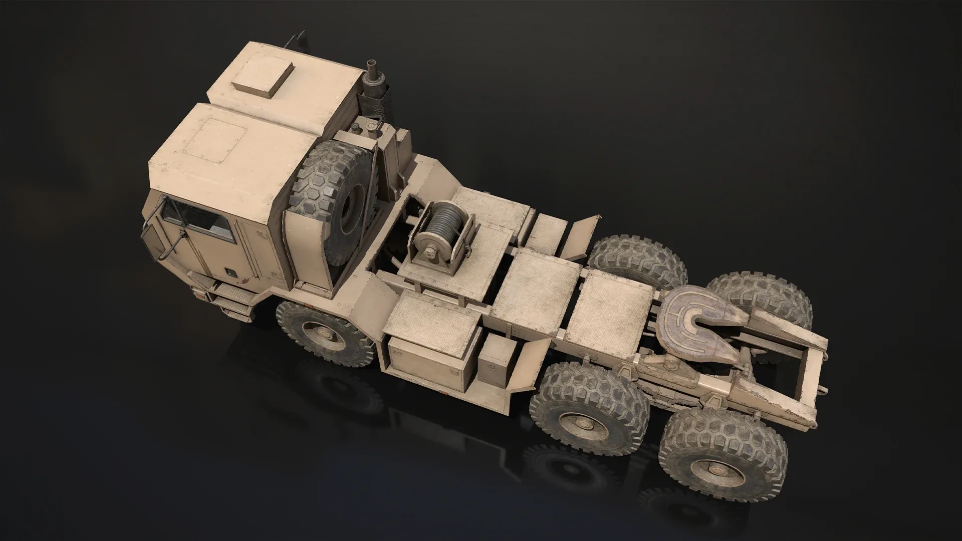 Military Truck V1 - Tractor - FlippedNormals