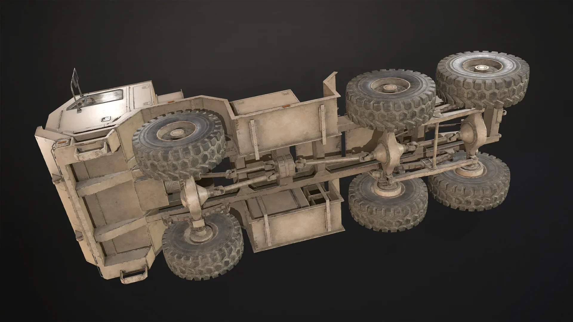 Military Truck V1 - Tractor - FlippedNormals