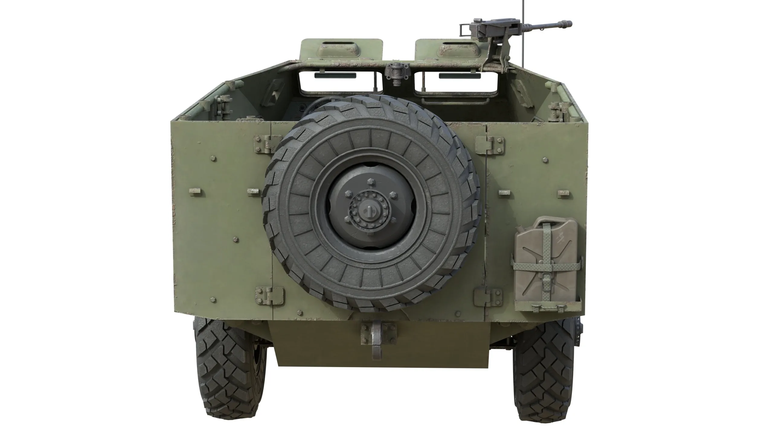 BTR 40 Armored Car - FlippedNormals