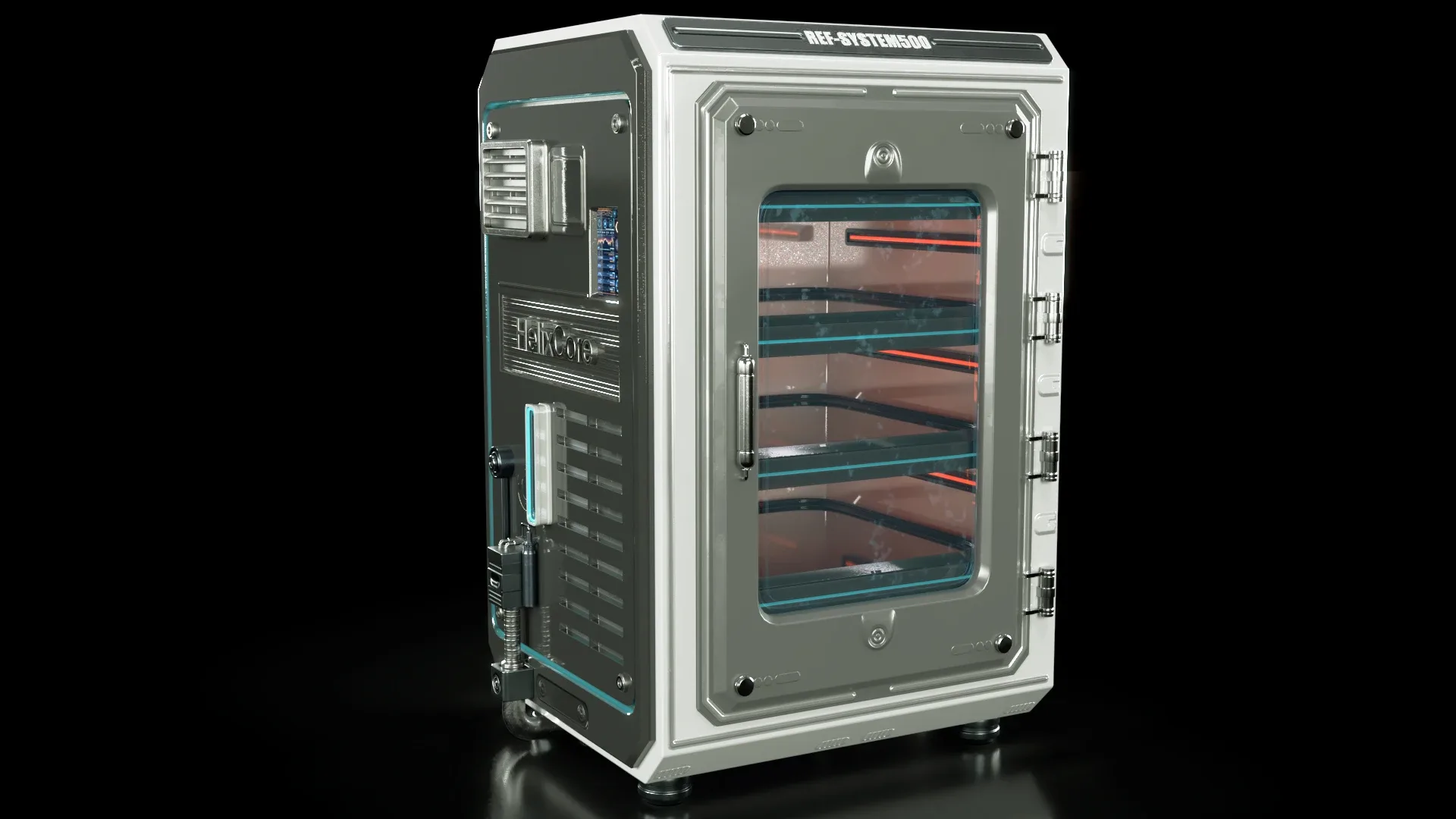 Sci-Fi Medical Props 3D model - FlippedNormals