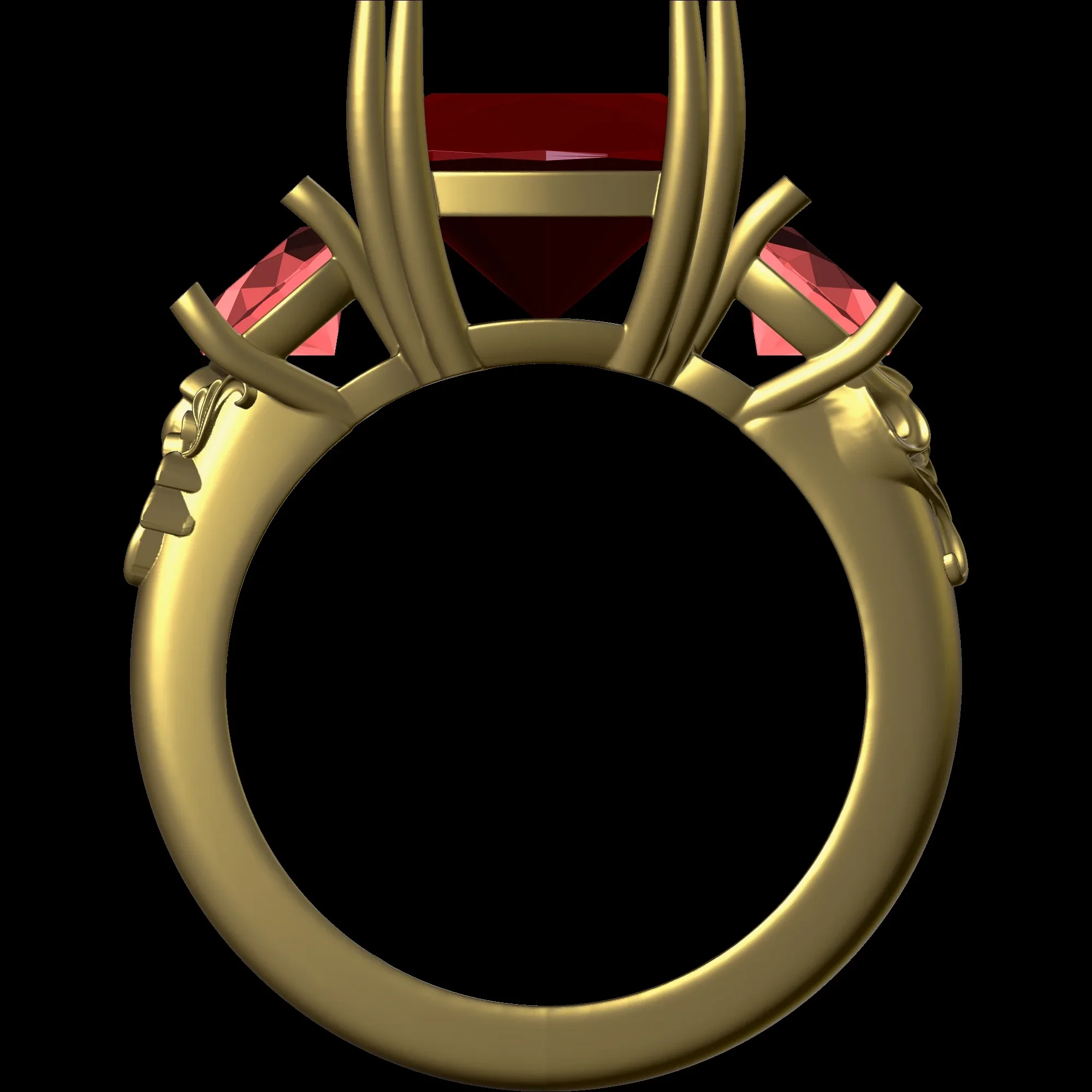 Ornament Engagement Ring - FlippedNormals