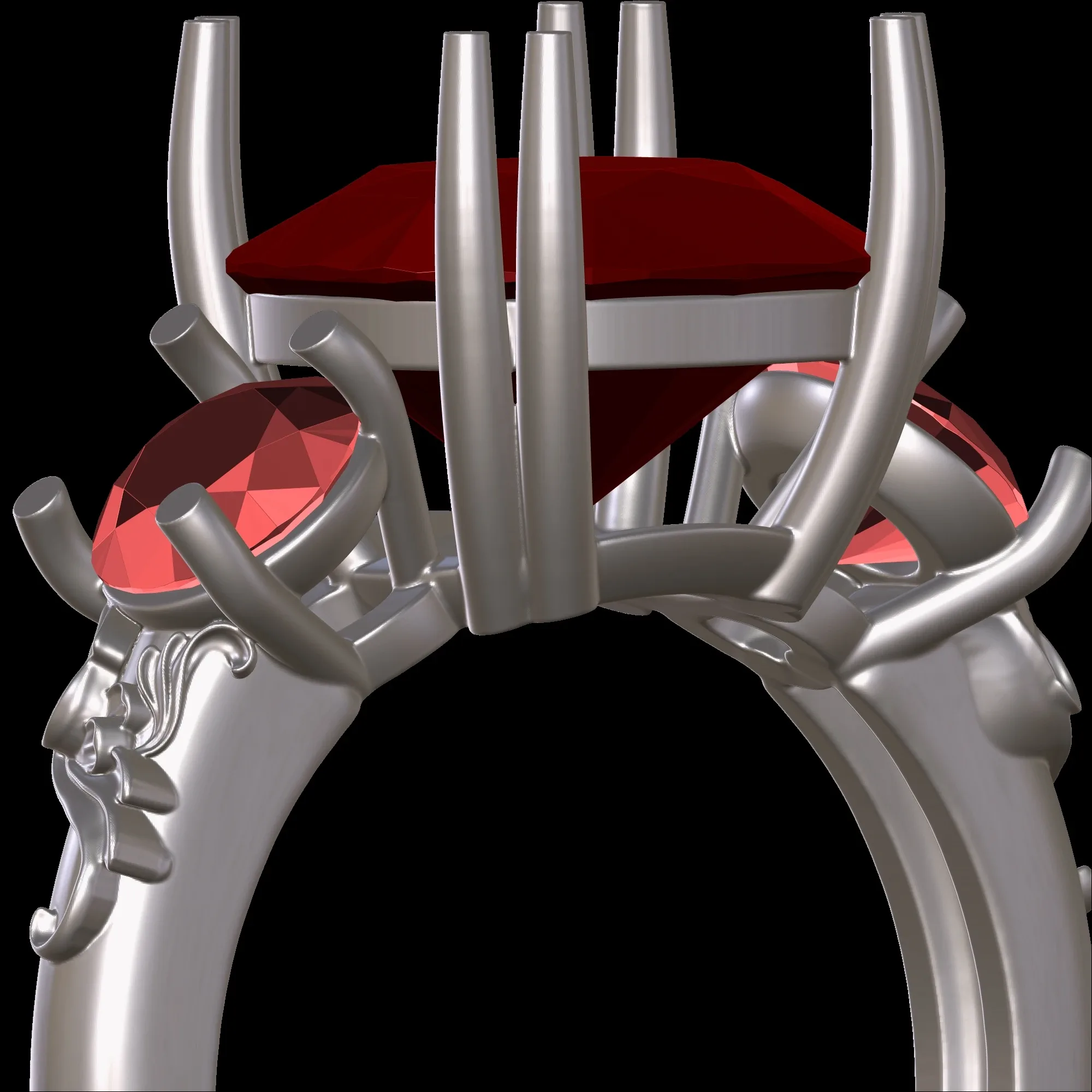 Ornament Engagement Ring - FlippedNormals