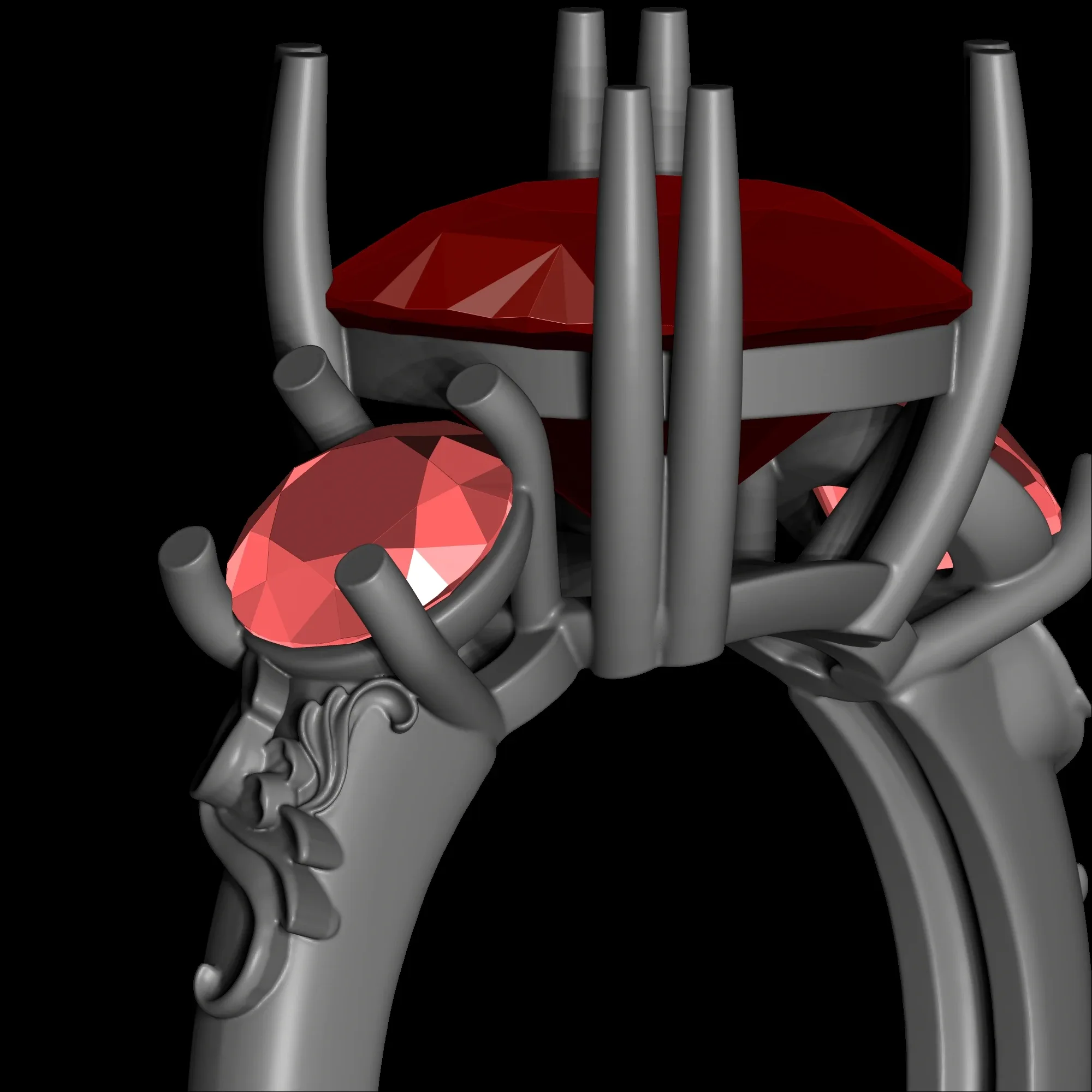 Ornament Engagement Ring - FlippedNormals