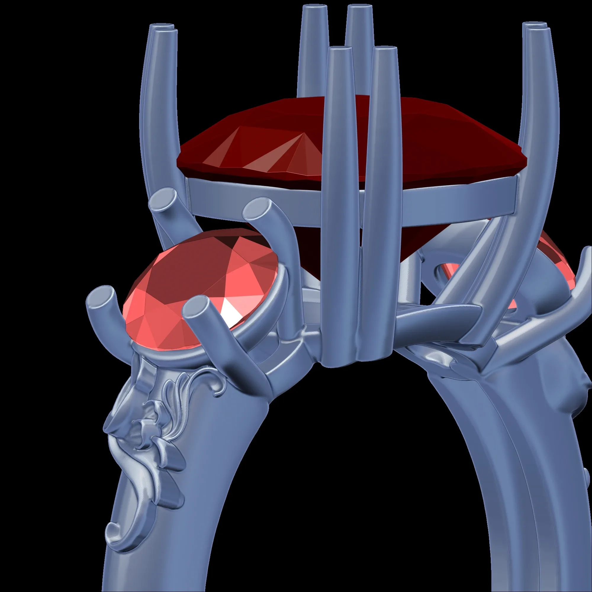 Ornament Engagement Ring - FlippedNormals