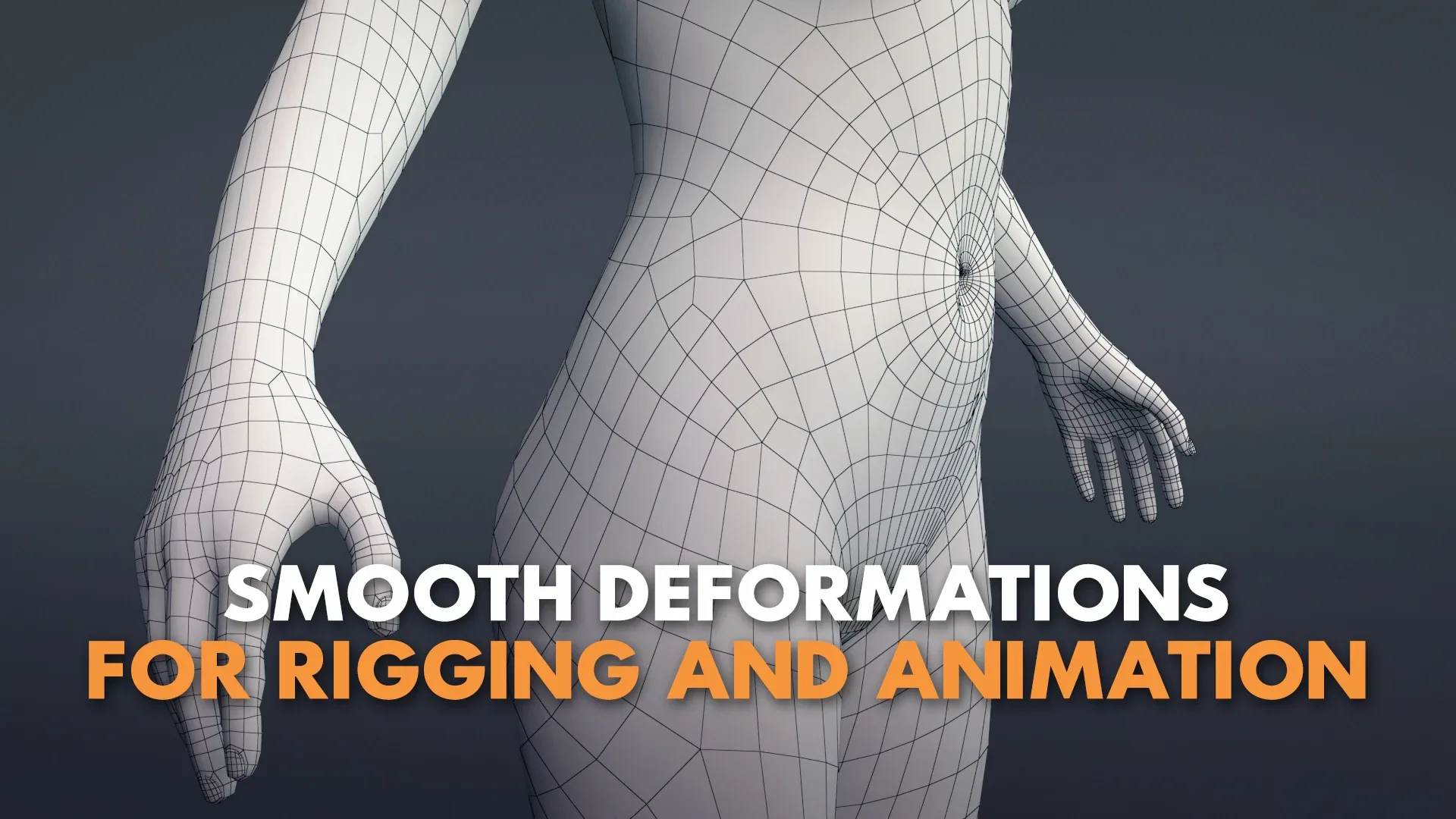 Female Basemesh with Clean Topology - FlippedNormals