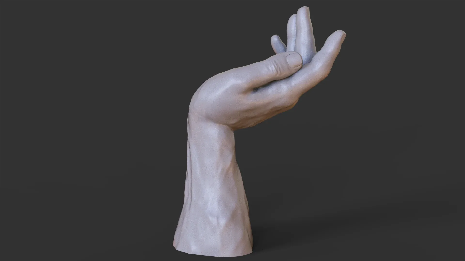 Male Hand Pose - Gesture - 23 - FlippedNormals