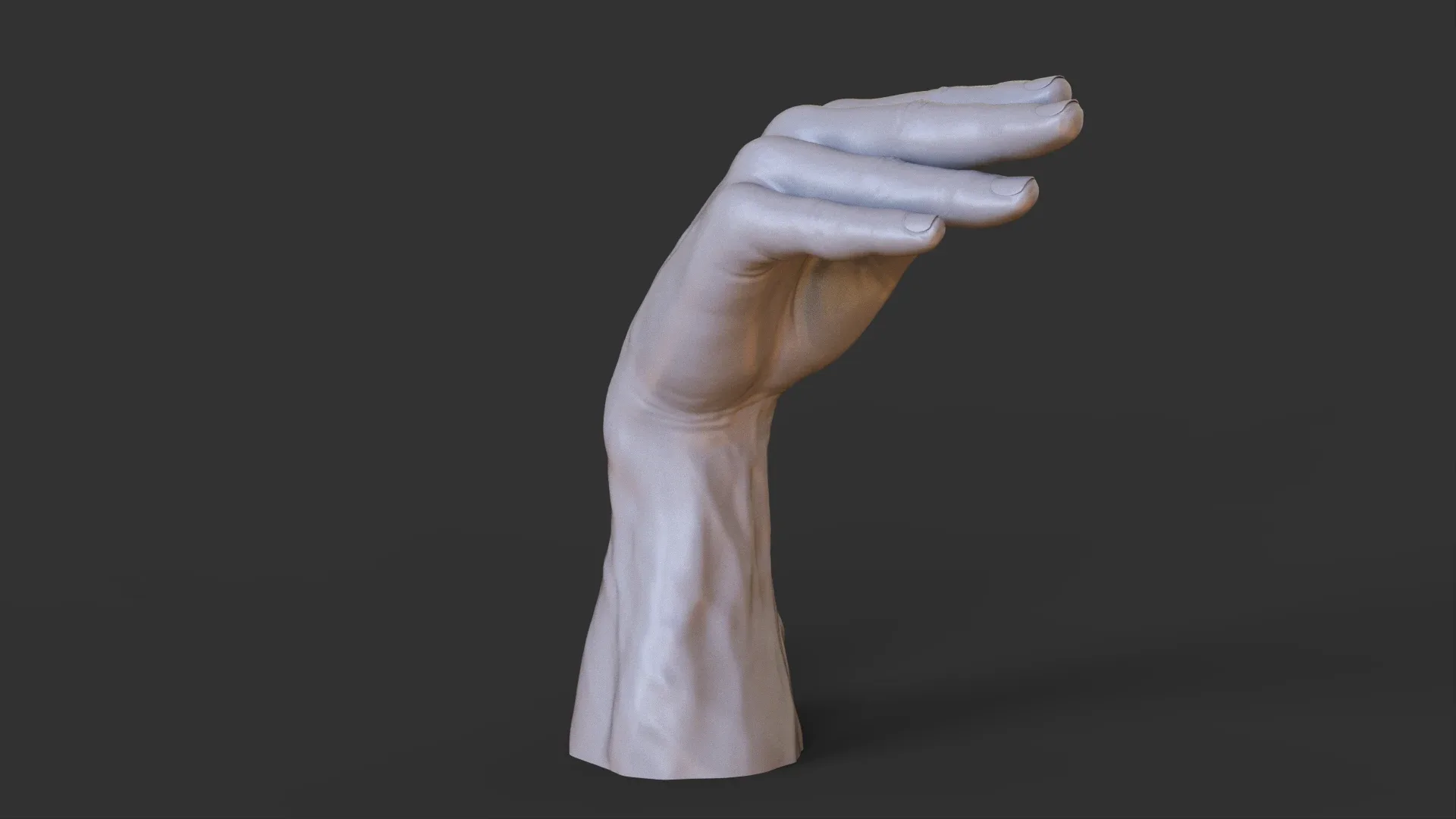 Male Hand Pose - Gesture - 28 - FlippedNormals