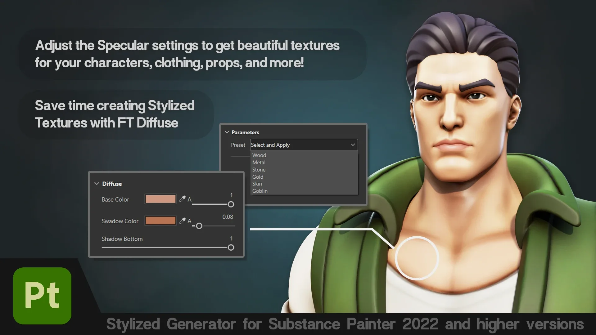 Stylized Texture Generator for - FlippedNormals