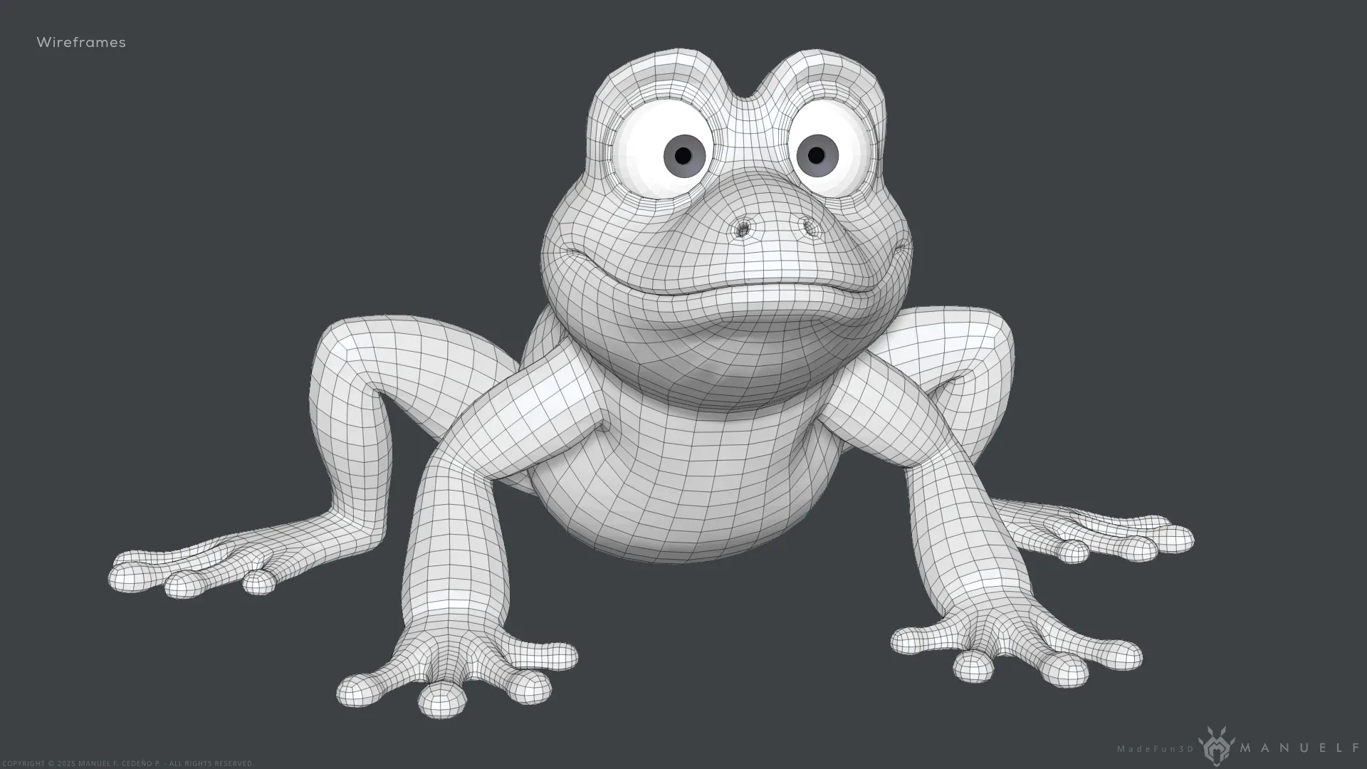 Stylized Cartoon Frog - FlippedNormals