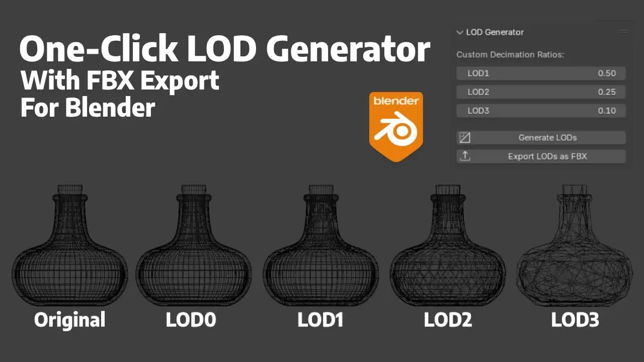 1-Click LOD Generator - FlippedNormals