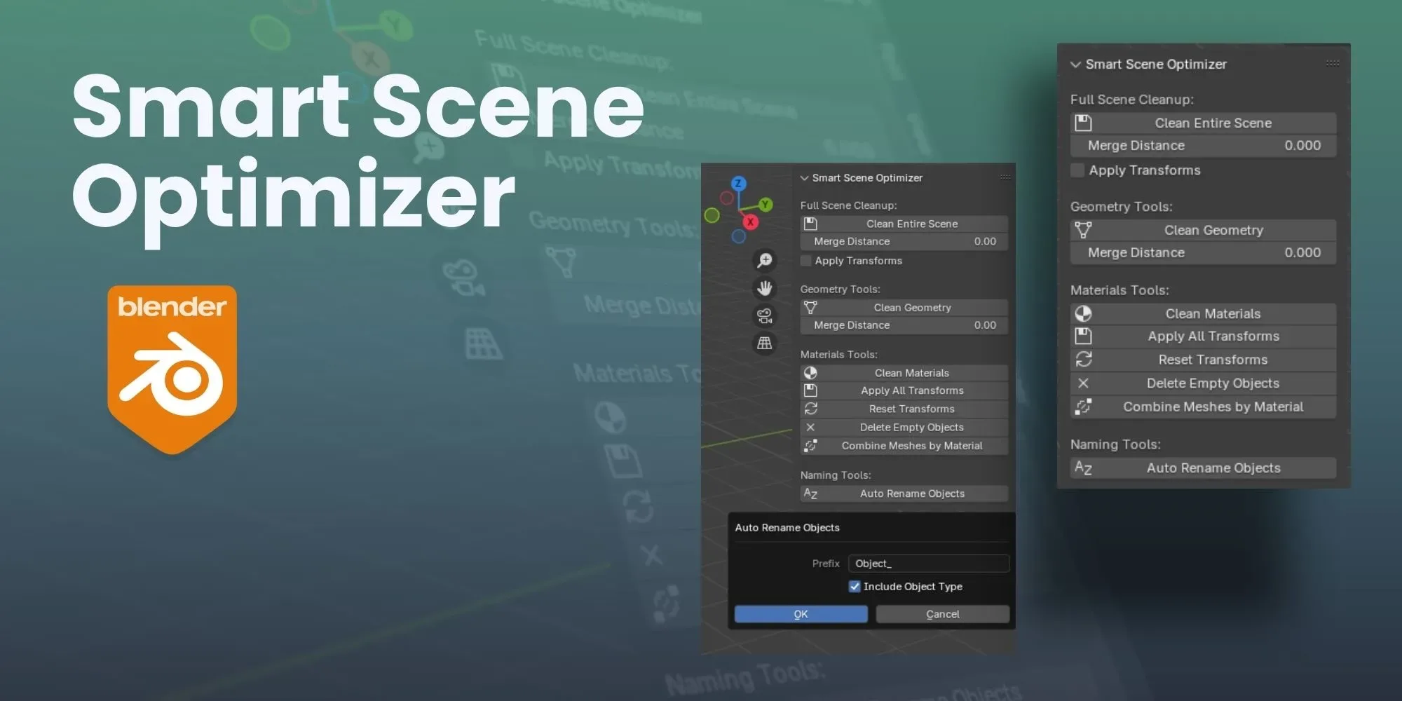 Smart Scene Optimizer for Blender - FlippedNormals