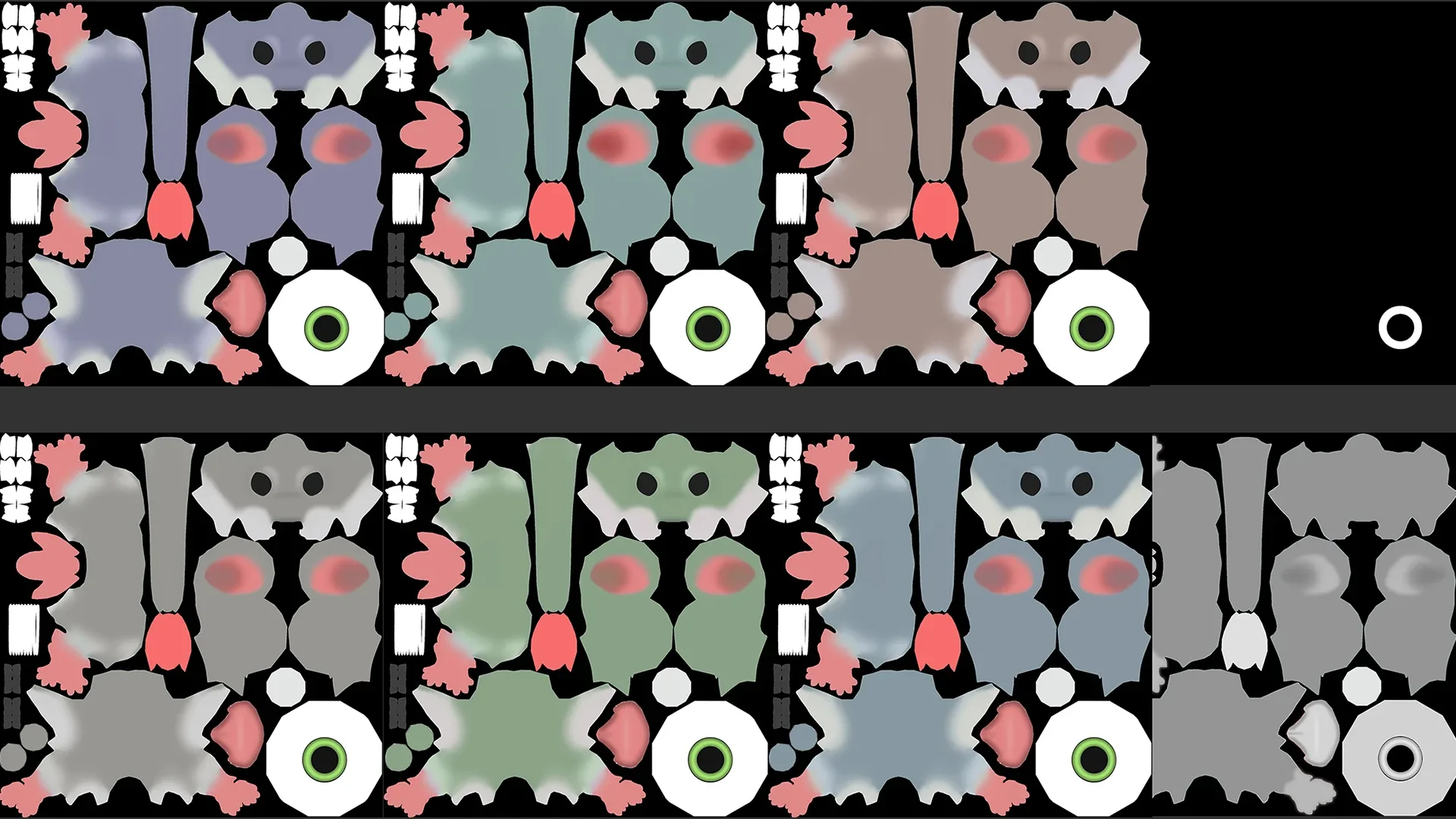 Stylized Mouse - Topology + UV - FlippedNormals