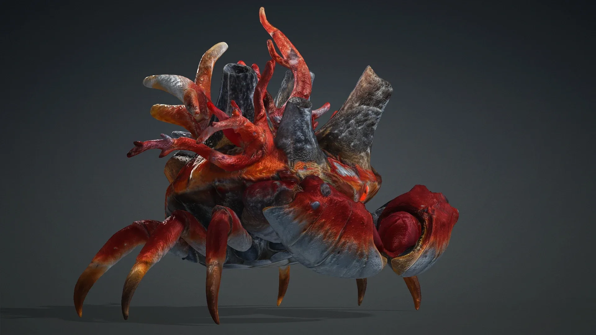 Crab Monster_V2a - FlippedNormals