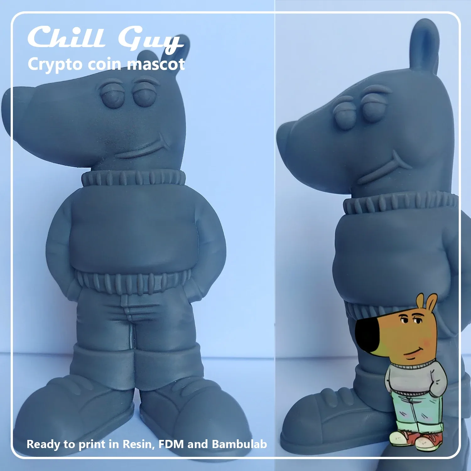 Chill Guy - Meme Coin 2024 - FlippedNormals