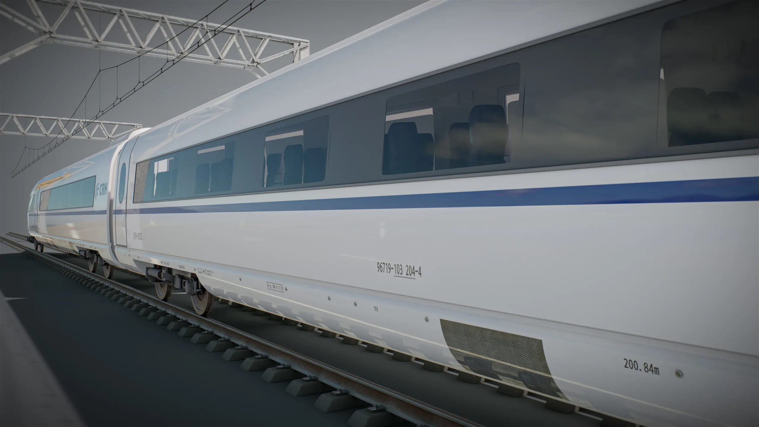High Speed Train Velaro - Chinese - FlippedNormals