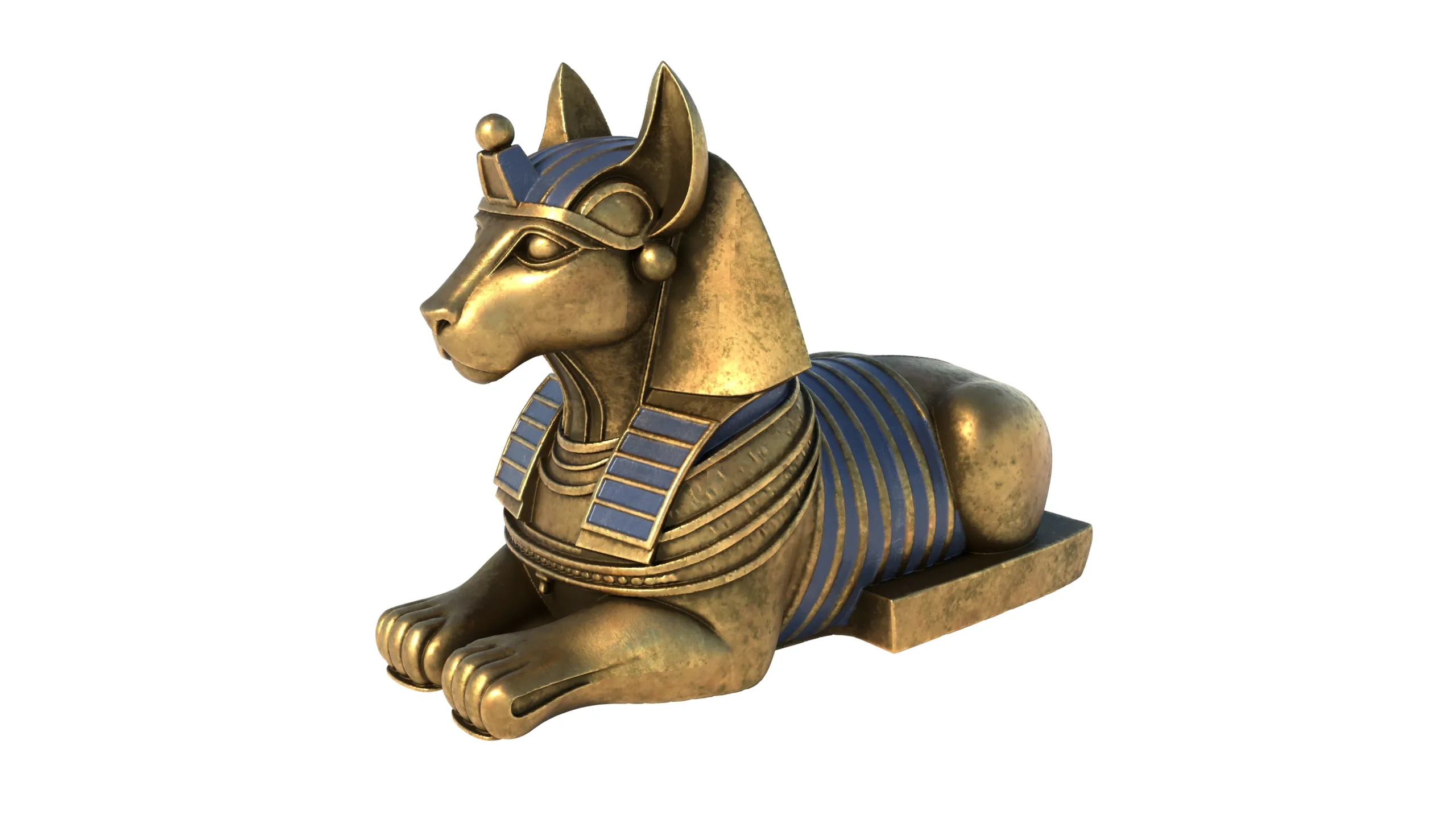 Sphinx statue 4 - FlippedNormals