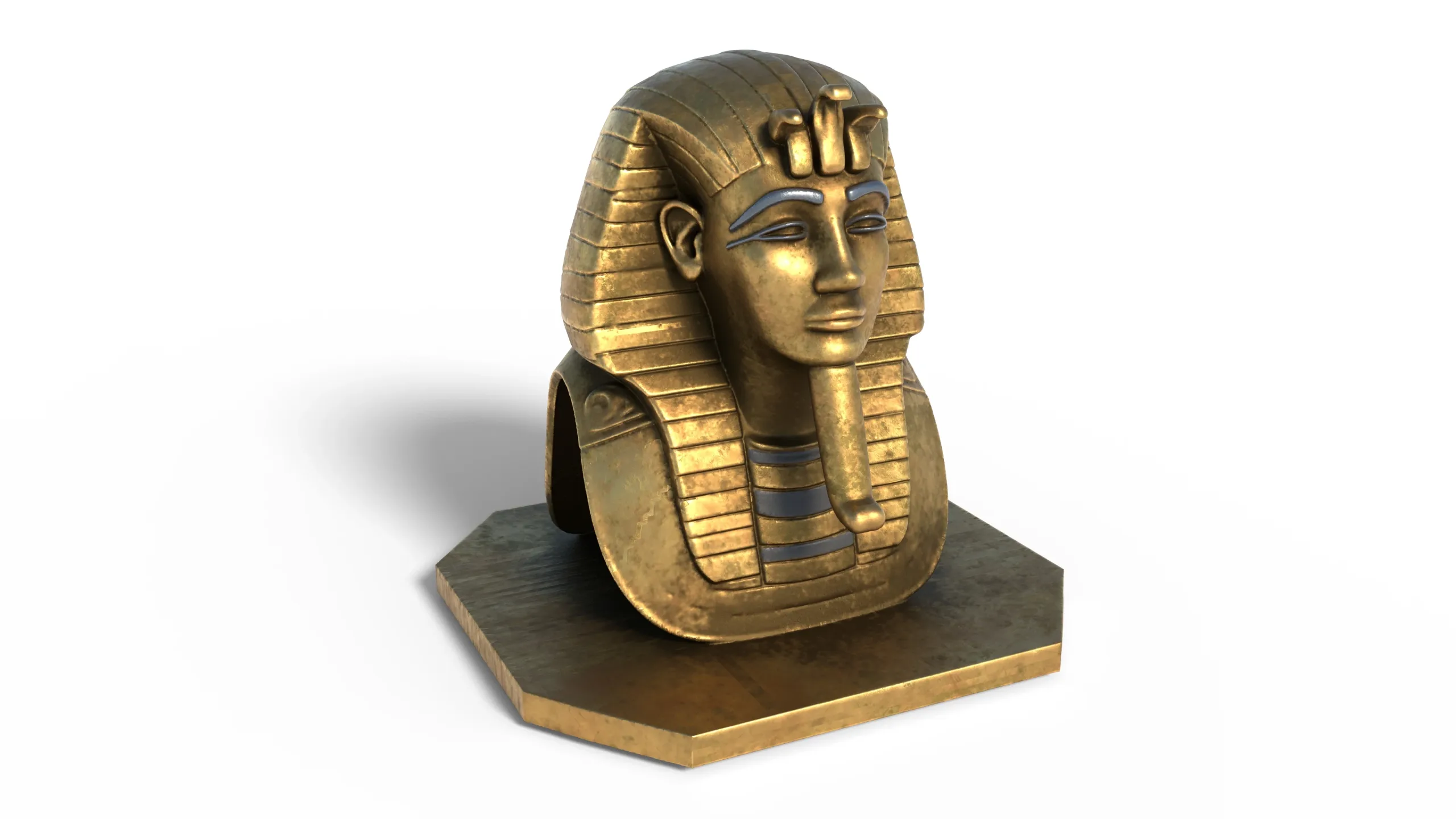 Tutankhamun bust - FlippedNormals