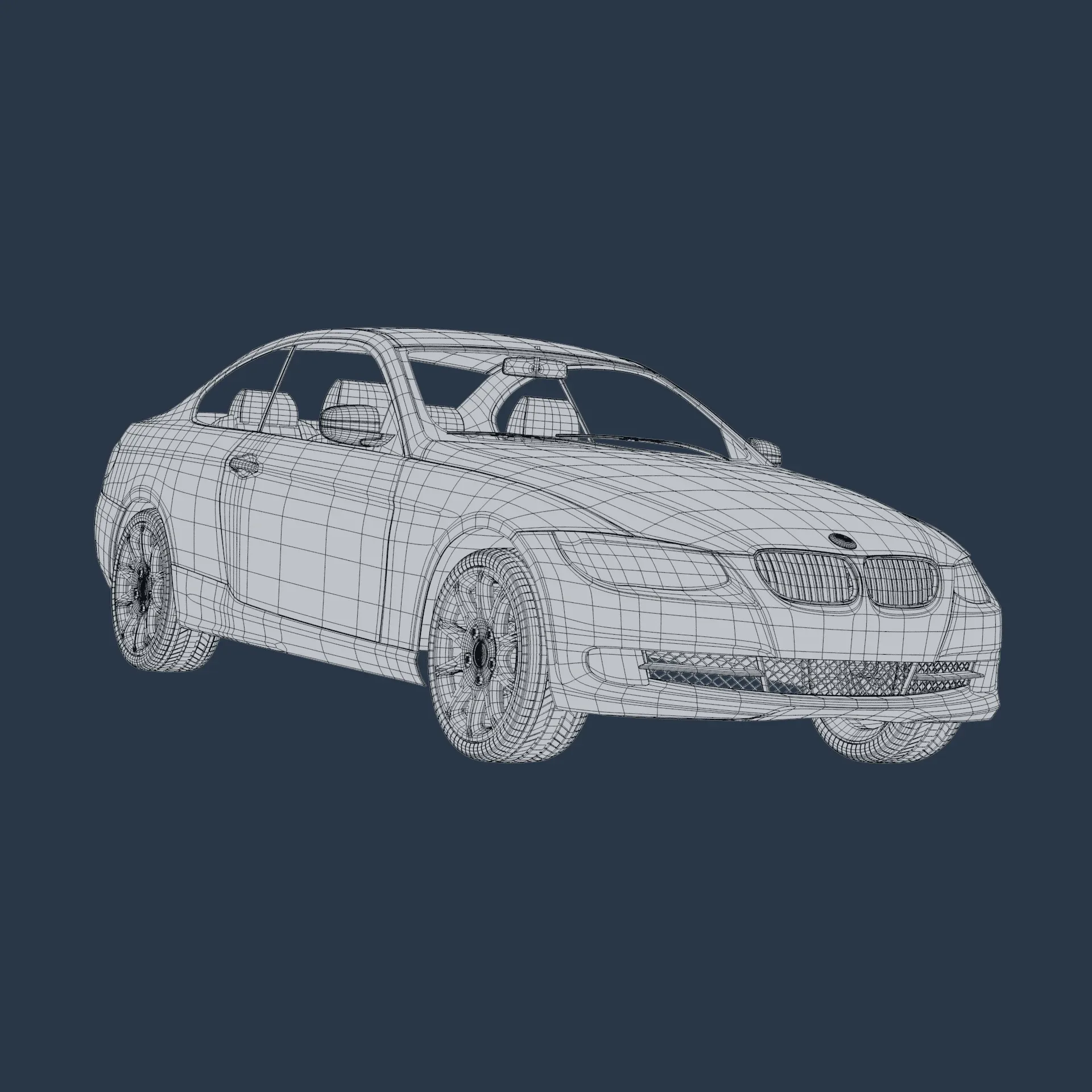 BMW 355i Coupe - FlippedNormals
